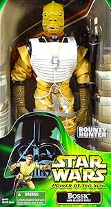 Star Wars "Power of the Jedi "12 Inch Bossk Bounty Hunter with Blaster ...