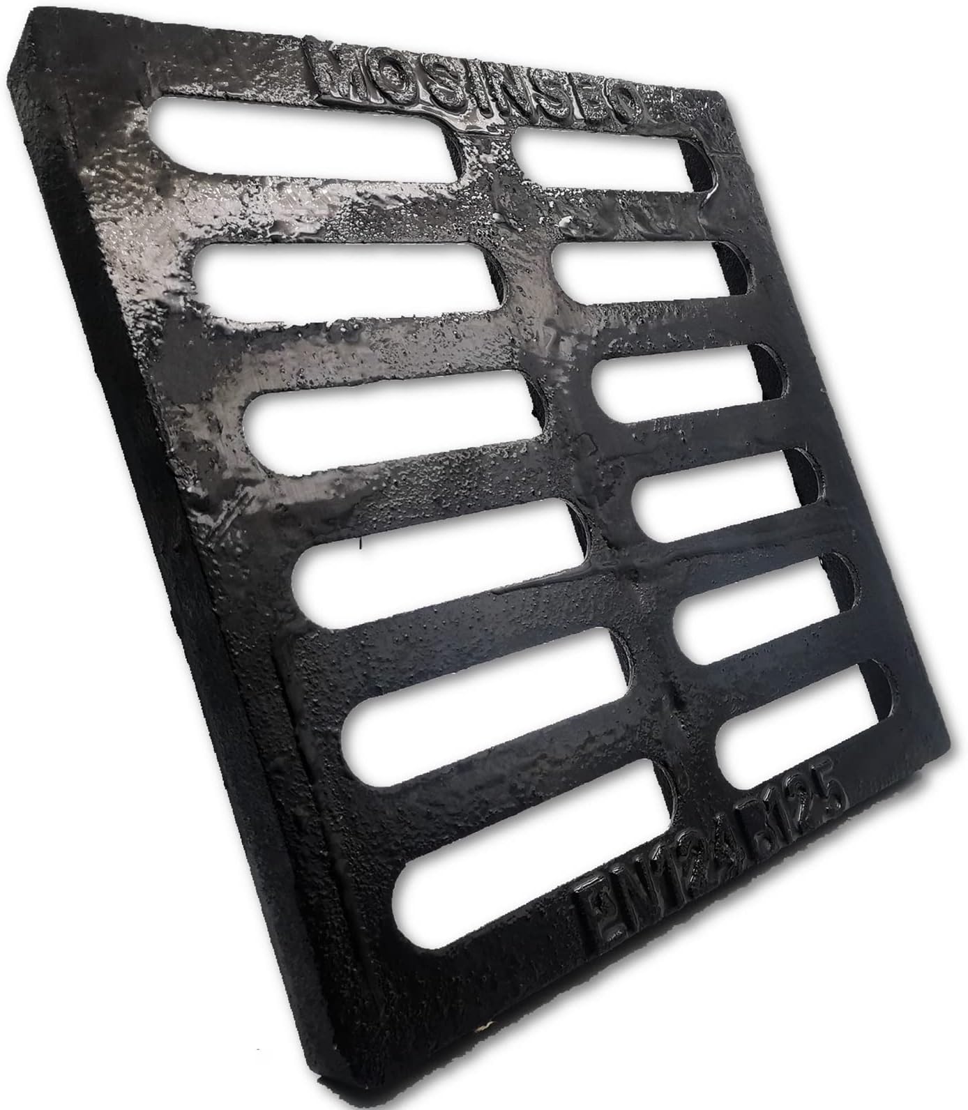Area Drain, 12x12 In, ADA Grate, Black - Bathroom Sink And Tub Drain ...