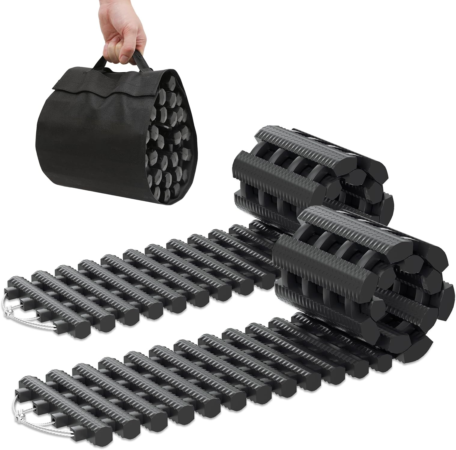 Amazon.com: Magshion Portable Tire Traction Mats for Snow, Emergency ...