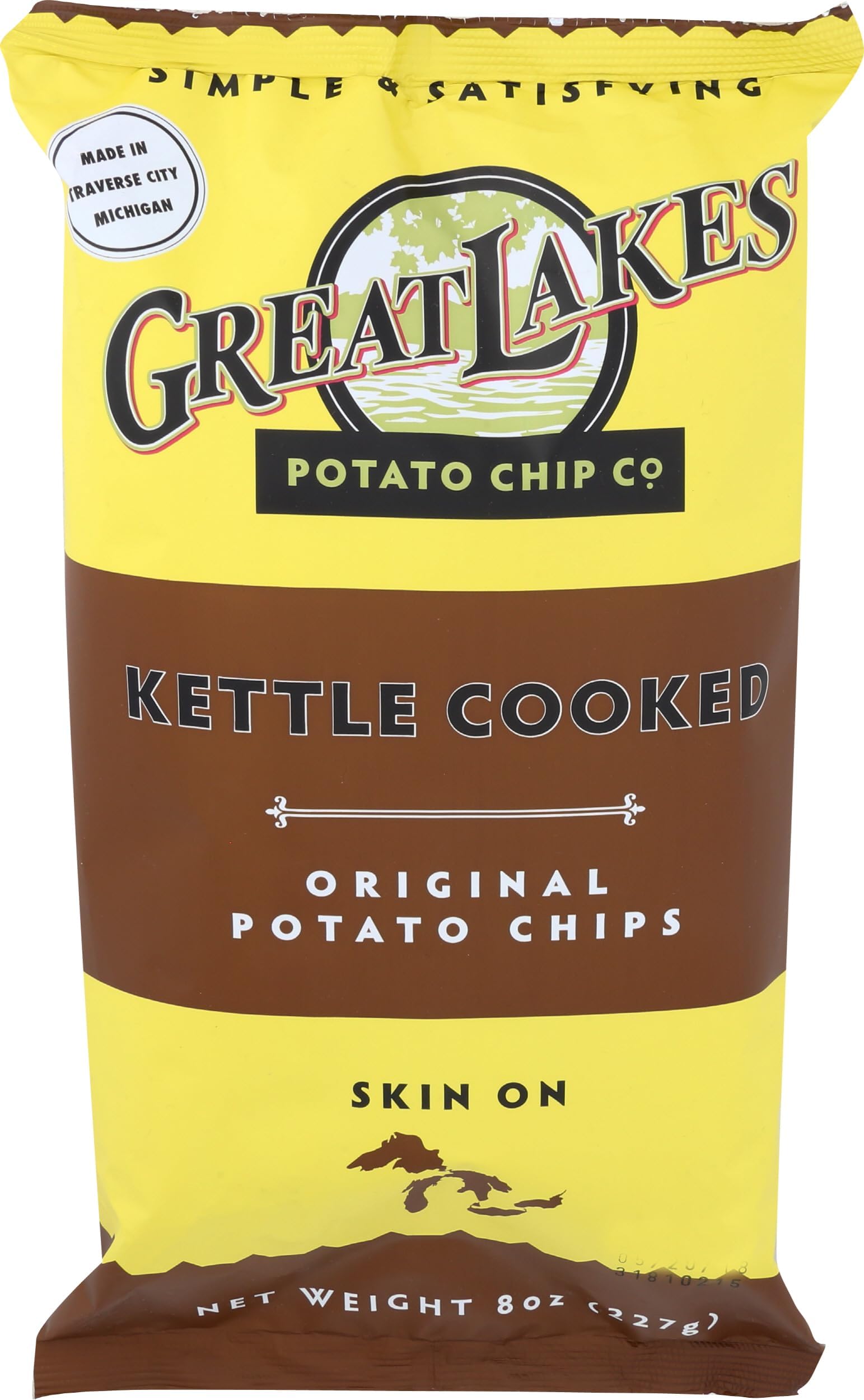 Amazon.com: Great Lakes Potato Chips Michigan Cherry BBQ Kettle Cooked ...