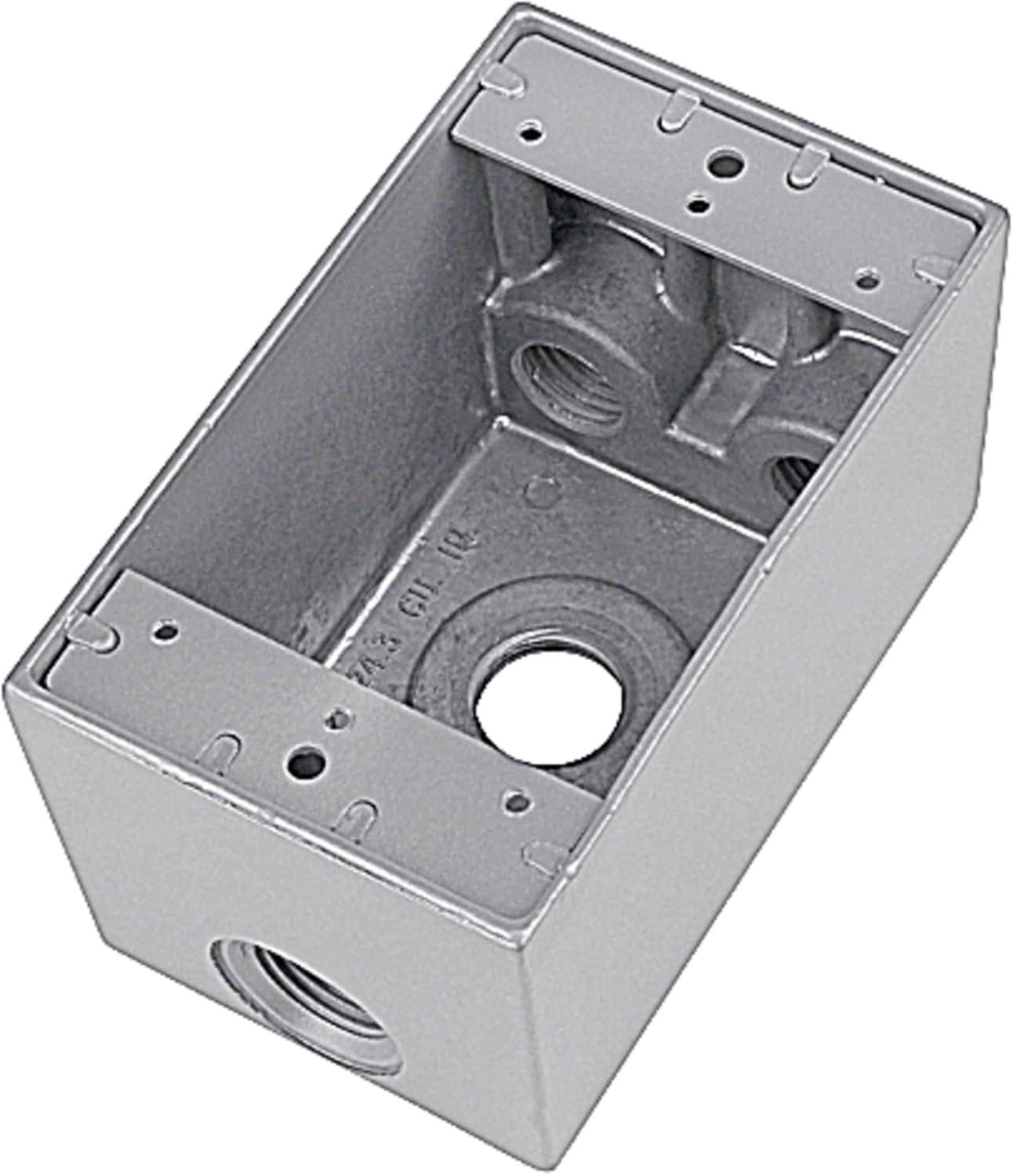 Red Dot IHD4-1 Device Outlet Box, 1 Gang, 4 Hub, 2-13/16-Inch Width by ...