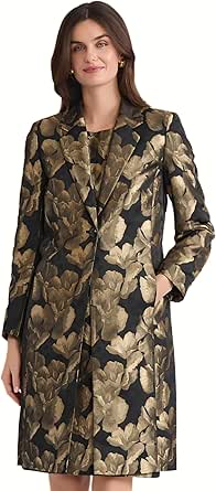 Kasper Women's Jacquard One Button Topper Jacket at Amazon Women’s ...