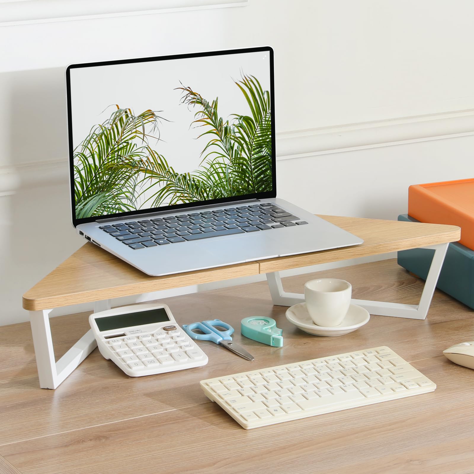 Snapklik.com : TEAMIX 26 Inch Triangle Monitor Stand Riser, Desktop ...
