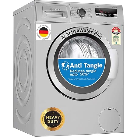 BOSCH 6.5 kg Fully Automatic Front Load Black, Silver (WLJ2006DIN ...