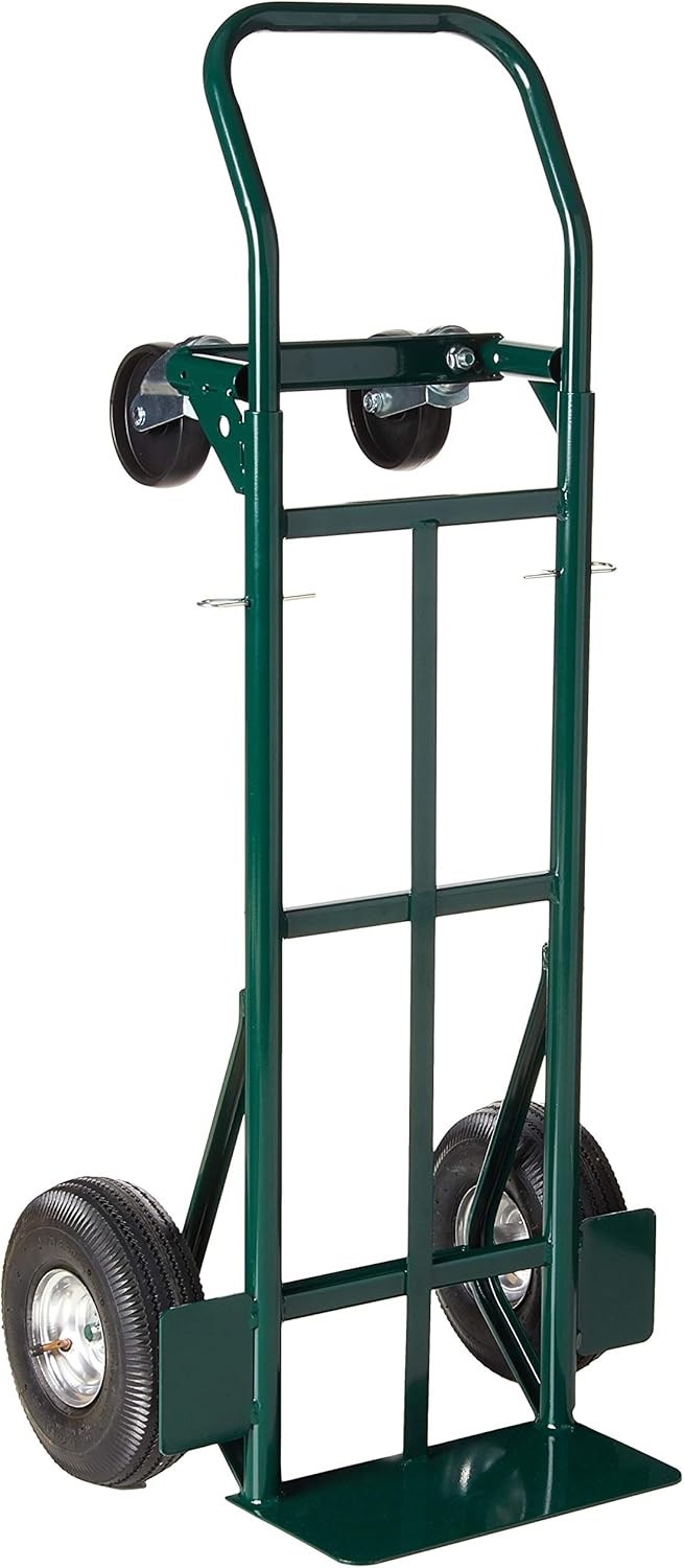 Harper Trucks 700 lb Capacity Super-Steel Convertible Hand Truck, Dual ...