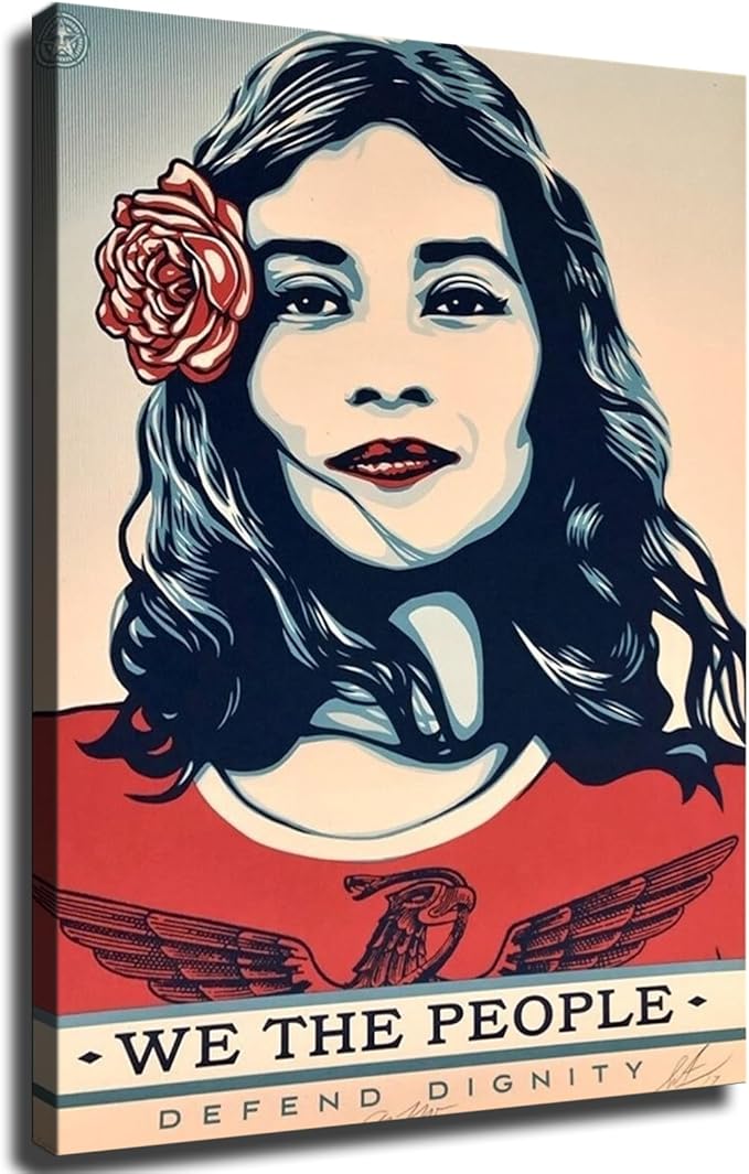 Amazon.com: Shepard Fairey We The People Defend Dignity Poster Living ...