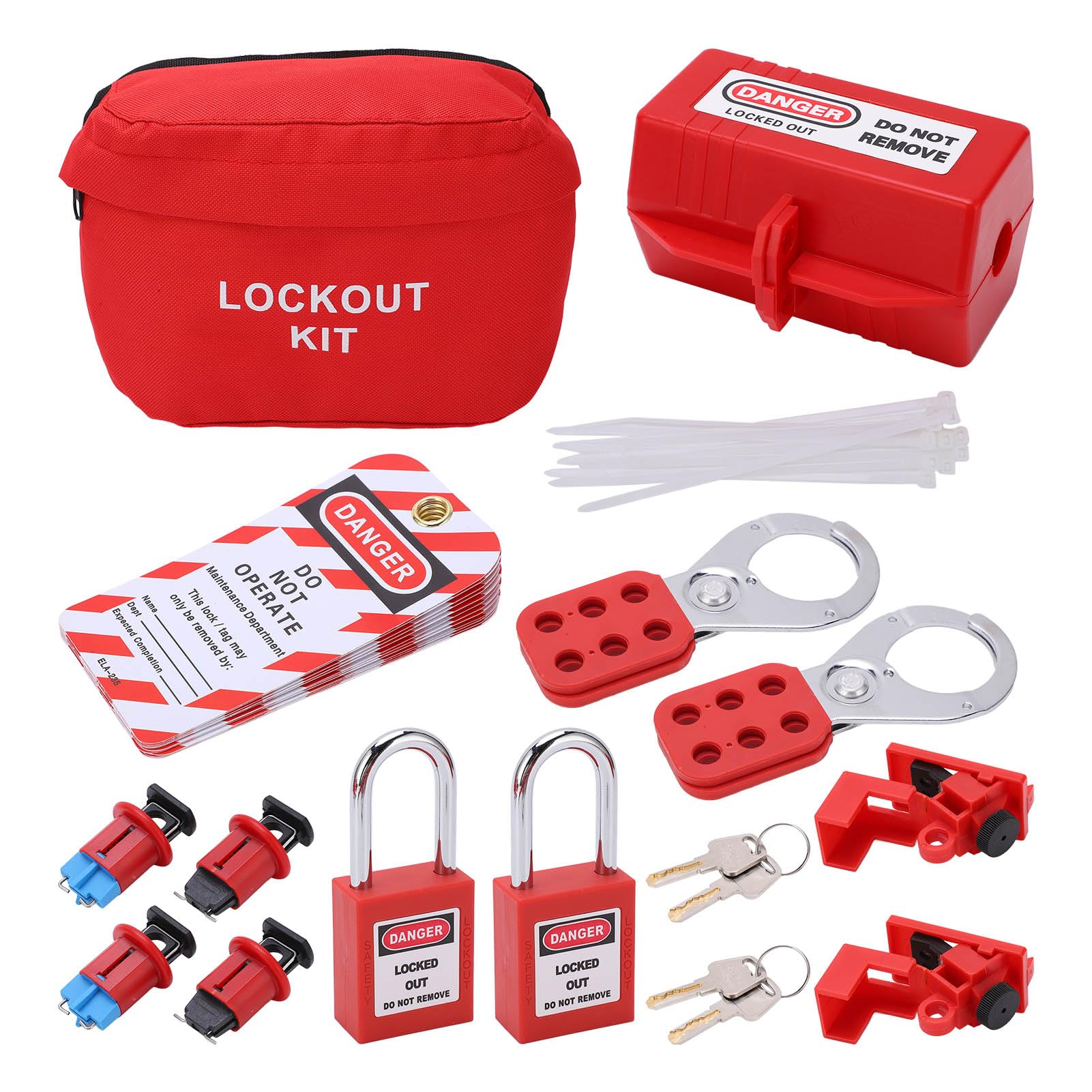 Lock Off Kit for Electricians, Electrical Circuit Breaker Lockout ...
