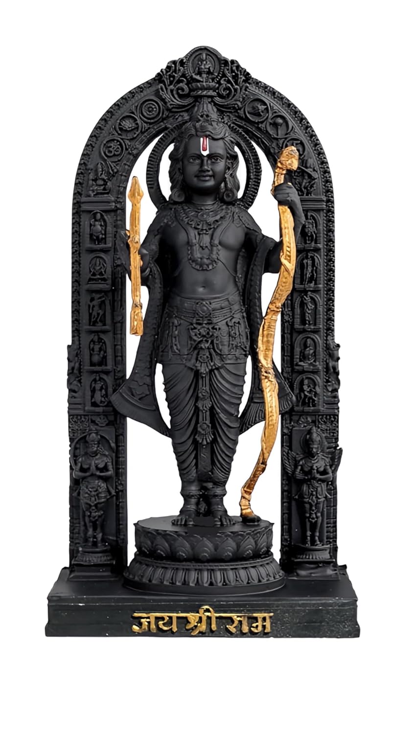 Buy Ram Lalla Murti Idol Ayodhya ram mandir Made of Marble dust Idols ...