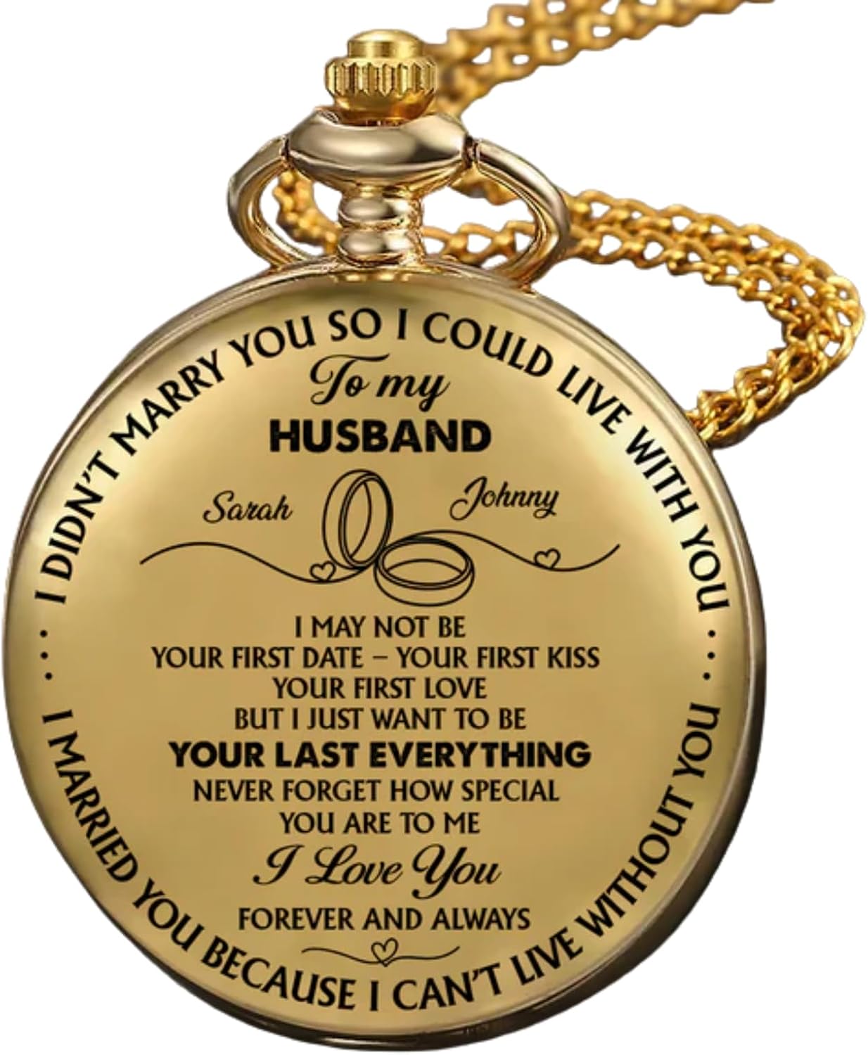 Amazon.com: I Married You Because I Can't Live Without You ...
