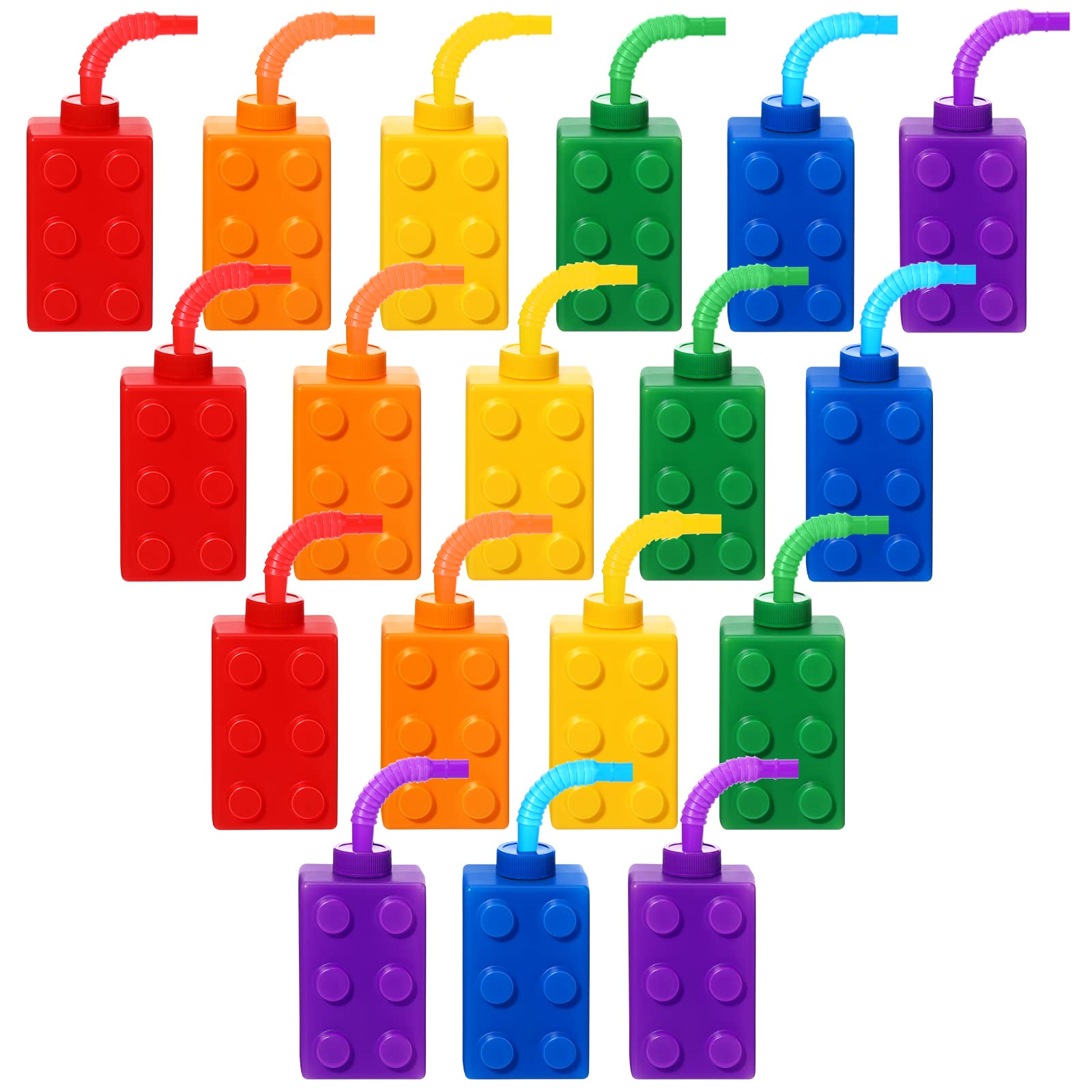 Amazon.com: Building Blocks Cups 10 oz Reusable Brick Party Kids Cup ...