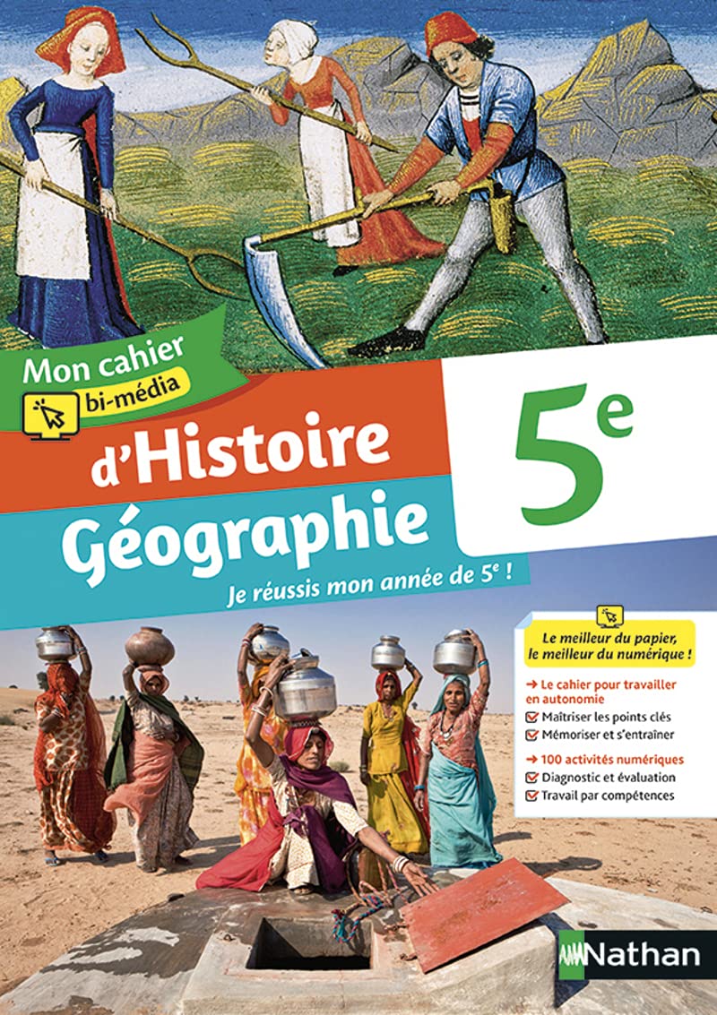 Mon cahier bi-média d'Histoirstoire Géographie 5e- Cahier de l'élève ...