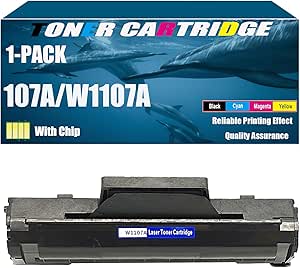 Amazon.com: 107A W1107A Toner Cartridges with Chip High Yield ...