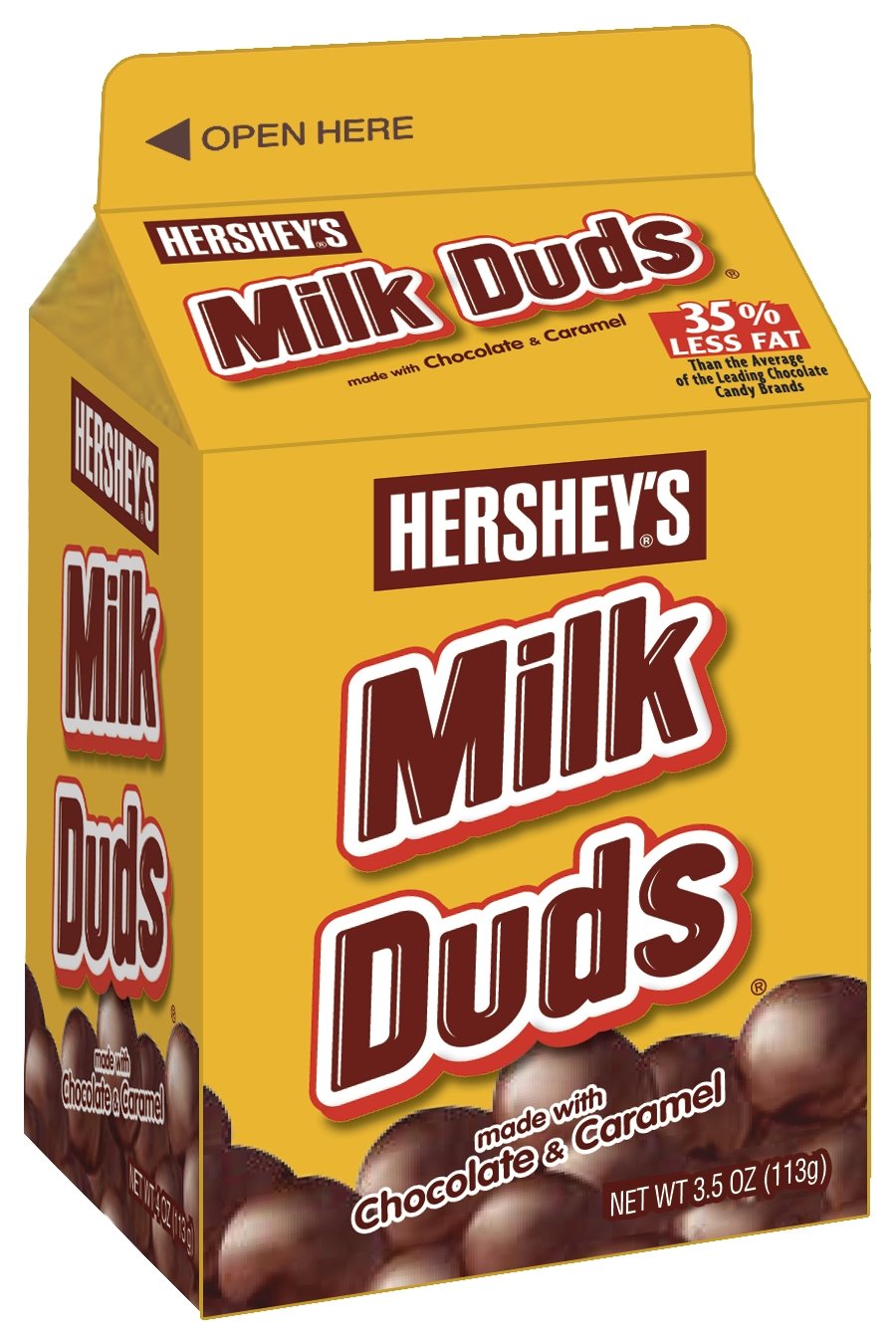 Amazon.com: Milk Duds, Milk Chocolate Covered Caramels, 3.5-Ounce ...