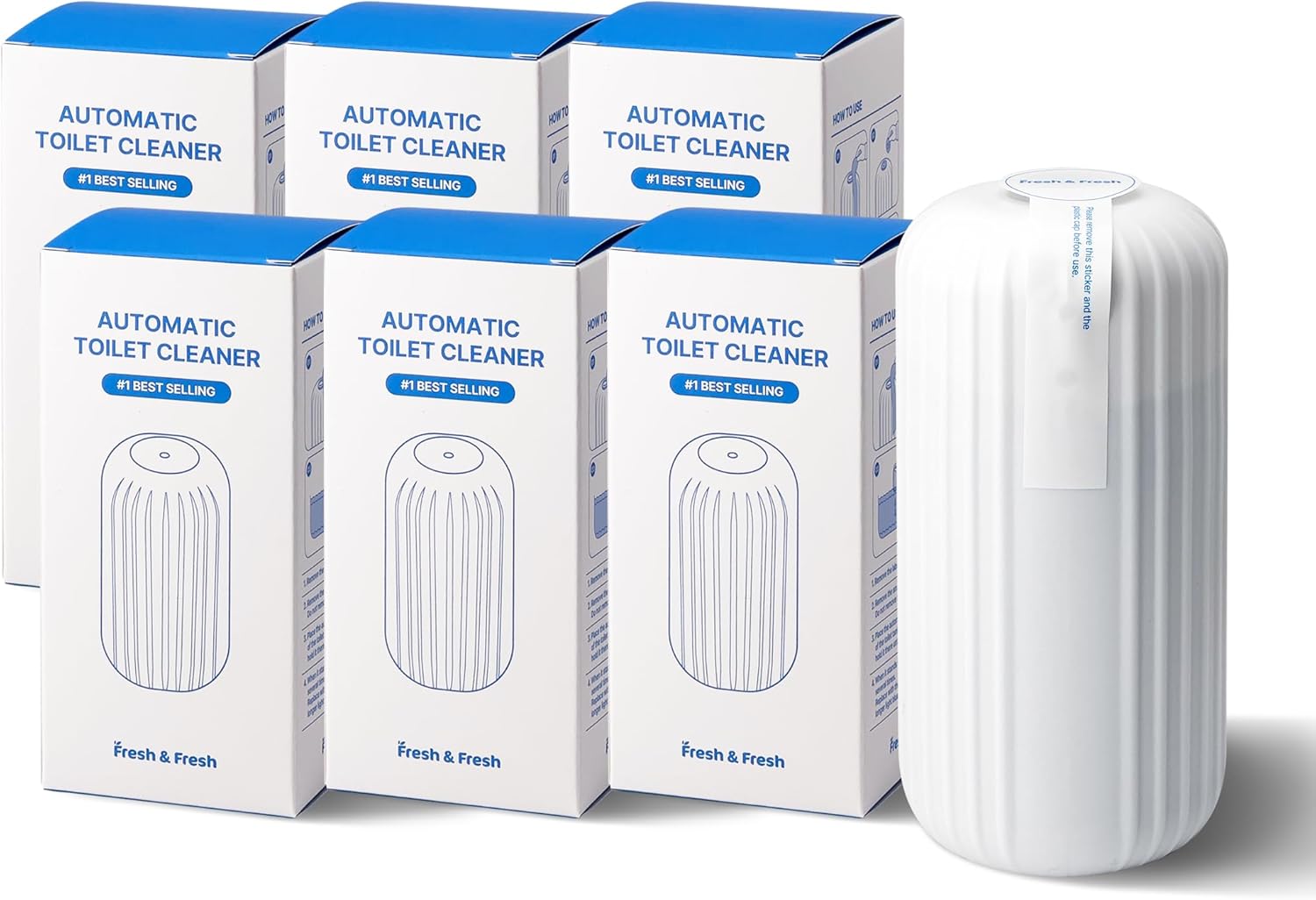 Amazon.com: Fresh & Fresh Automatic Toilet Bowl Cleaners - 6 Bottles ...
