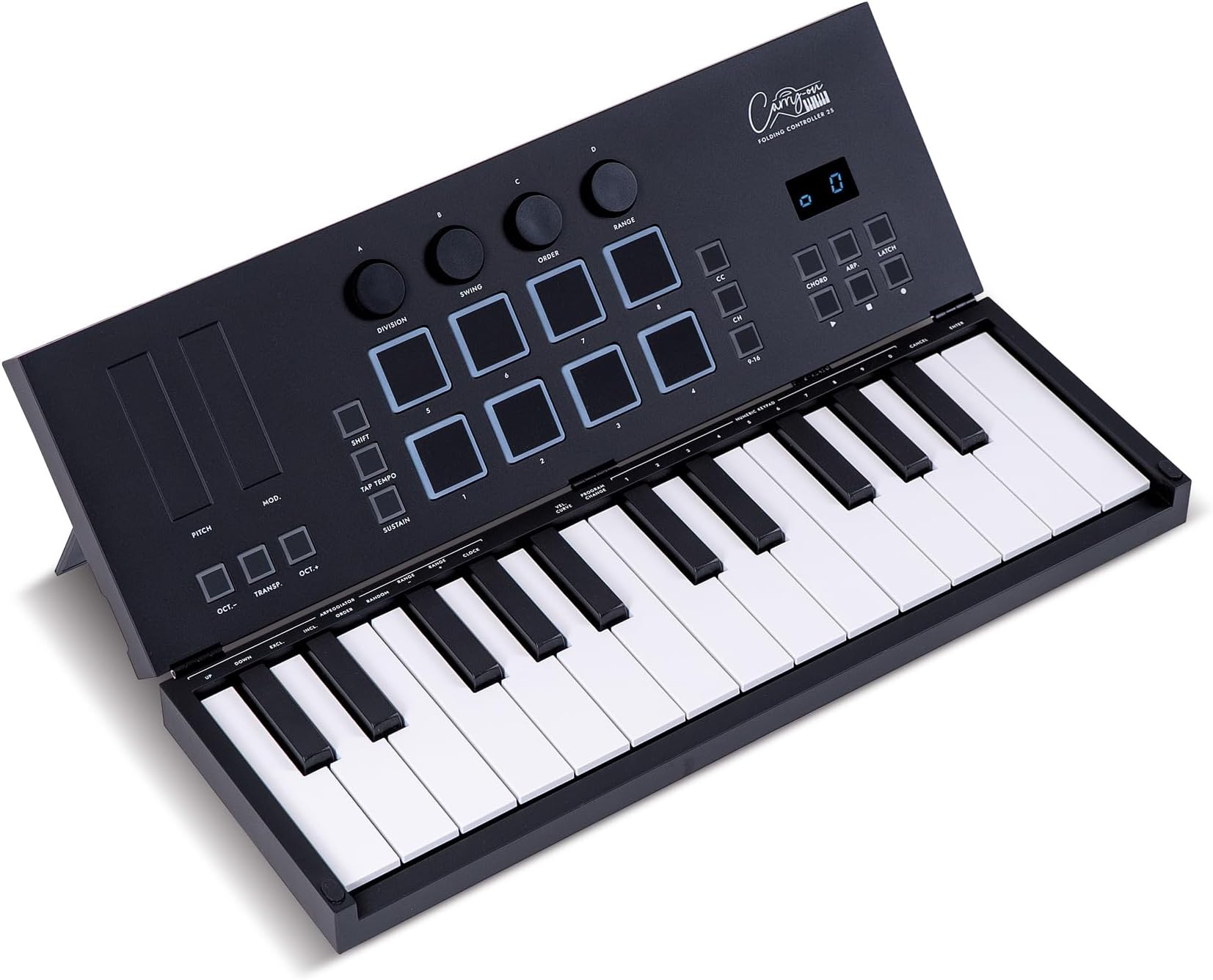 Carry-on FC-25 Folding Midi Over USB Keyboard Controller 25 key 8 ...