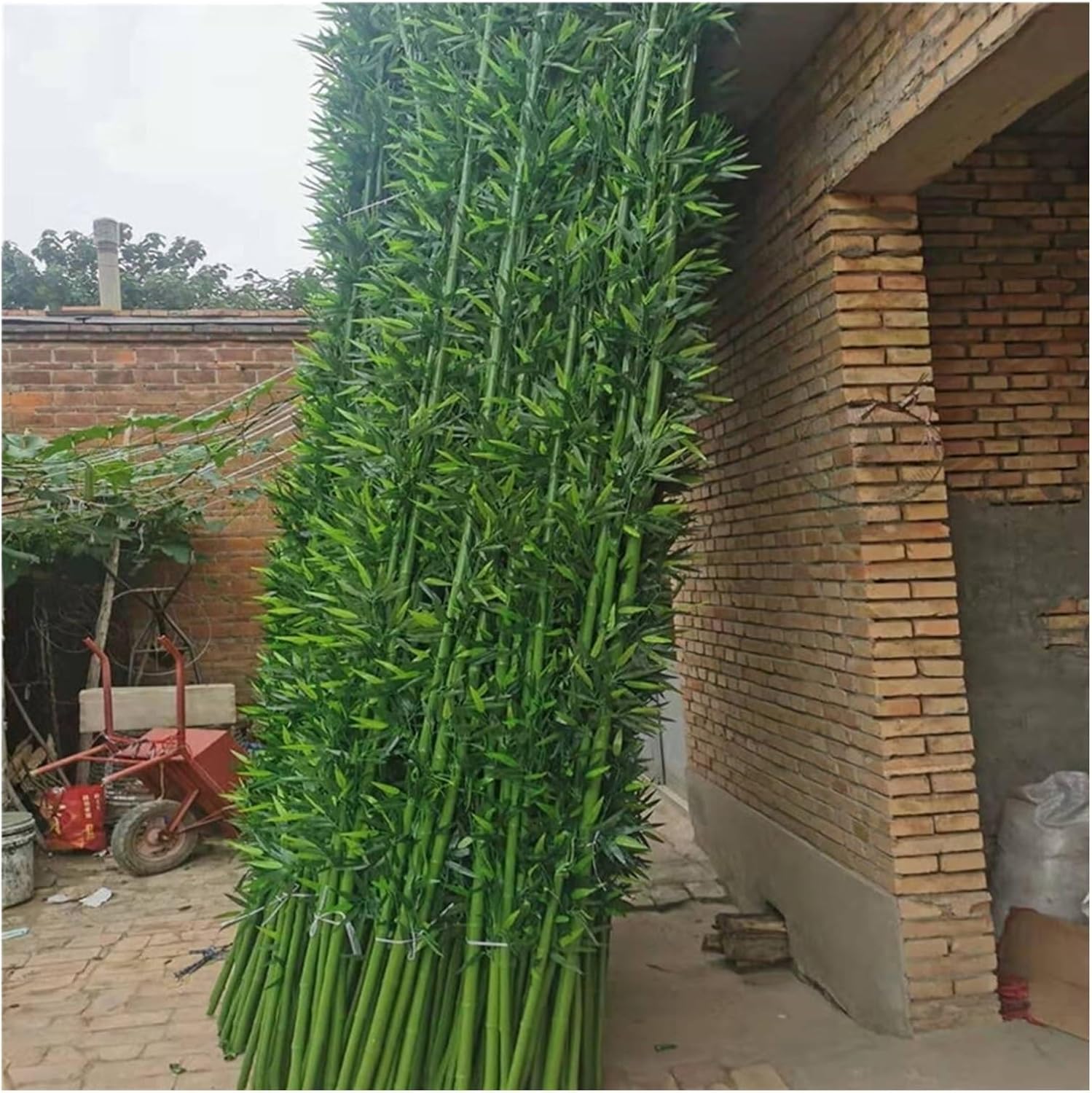 Amazon.com: 3ft 4ft 5ft 6ft 6.5ft 7ft Extra Tall Artificial Bamboo ...