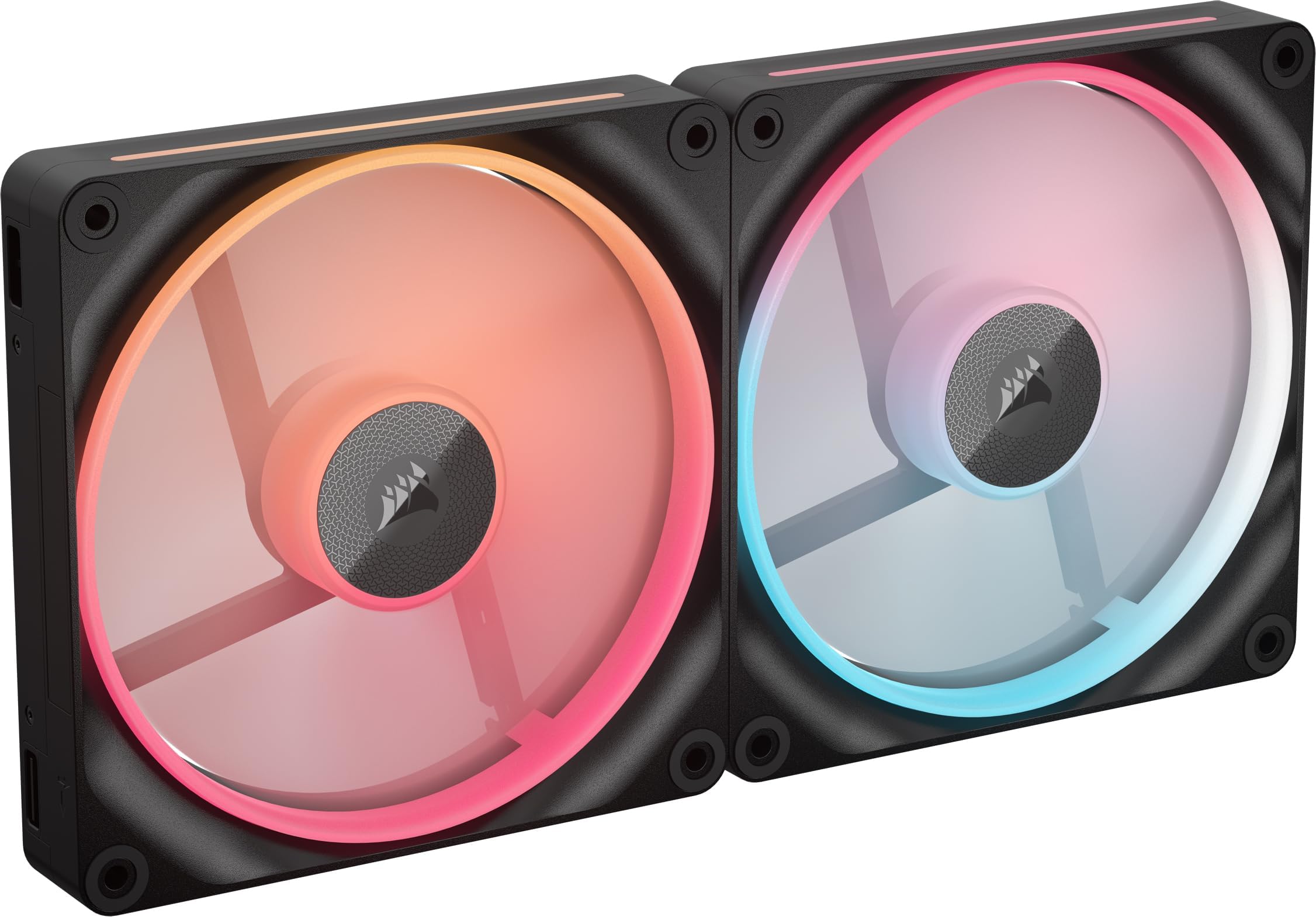 Amazon.com: Corsair iCUE LINK QX140 RGB 140mm Magnetic Dome RGB Fans ...
