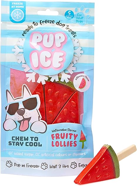 Amazon.com : Pup Ice- Ready to Freeze at Home Dog Treats-Edible Chews ...
