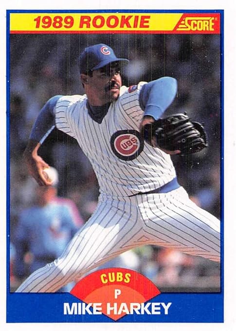 Amazon.com: Mike Harkey 1989 Score #624 Cubs Baseball Card ...
