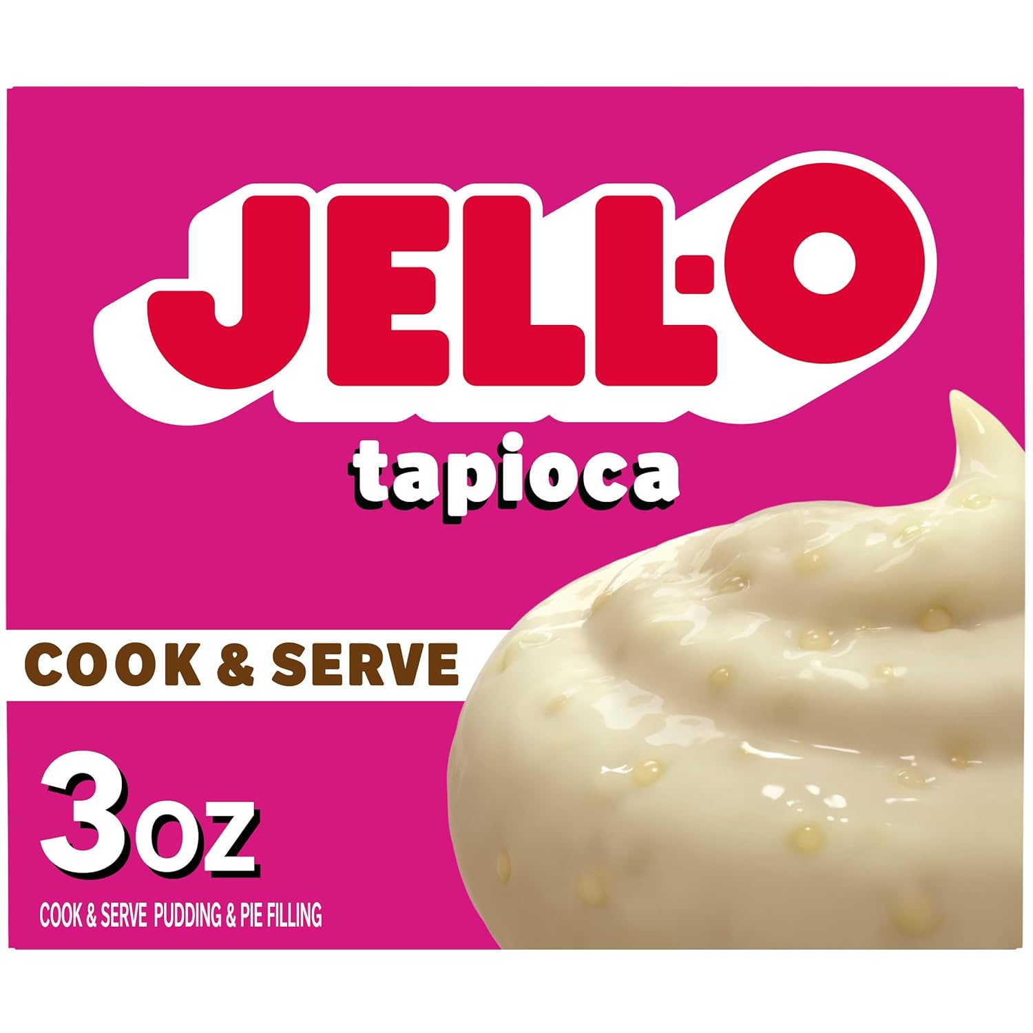 Amazon.com : JELL-O Fat Free Tapioca Pudding & Pie Filling Mix (3 oz ...