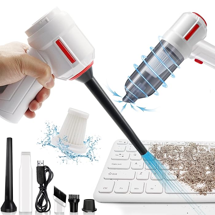 Buy Air Duster, Vacuum & Compressed Air & Blower 3-in-1, Keyboard ...