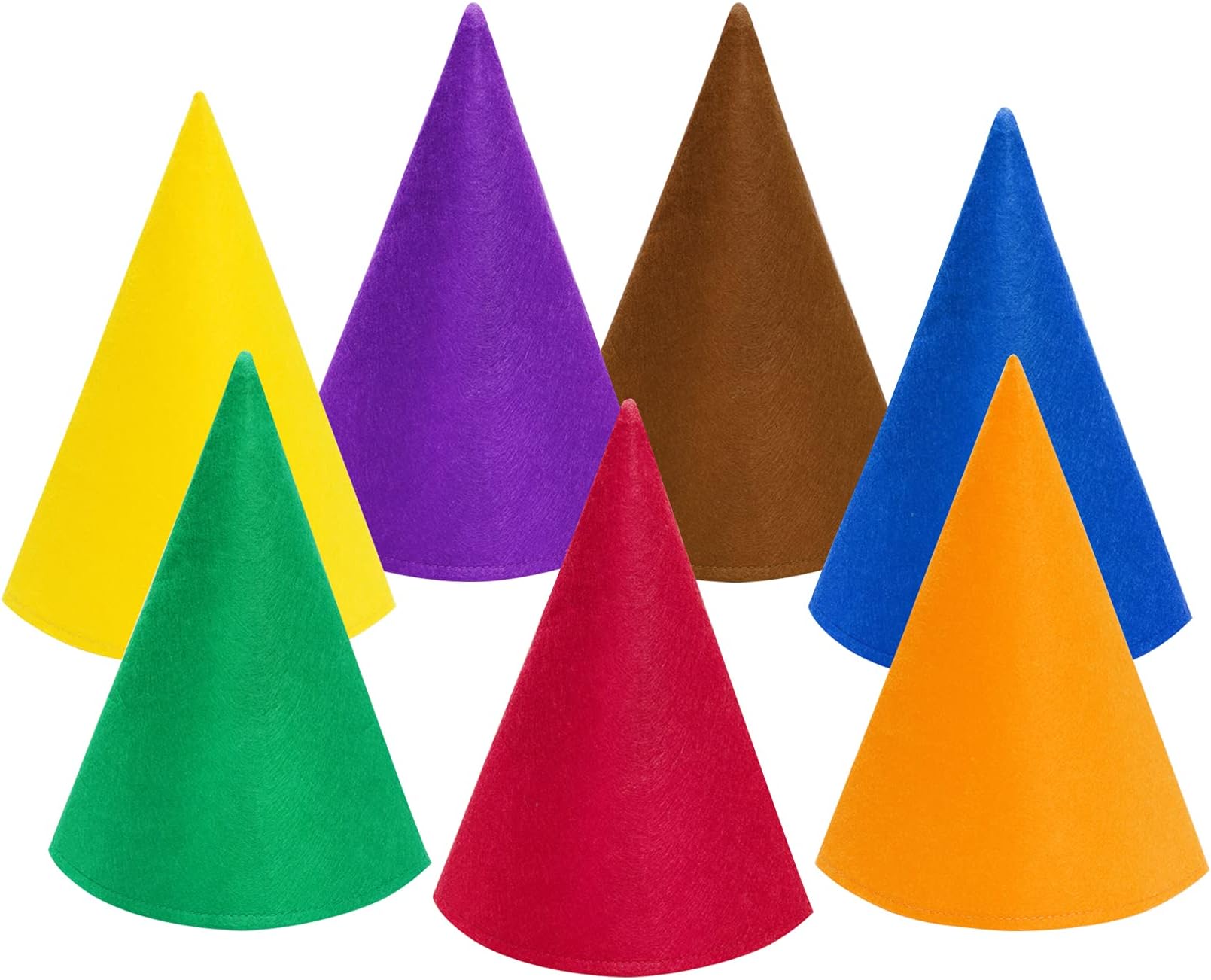 Amazon.com: Unique Party Cone Hats, Assorted Colors : Toys & Games