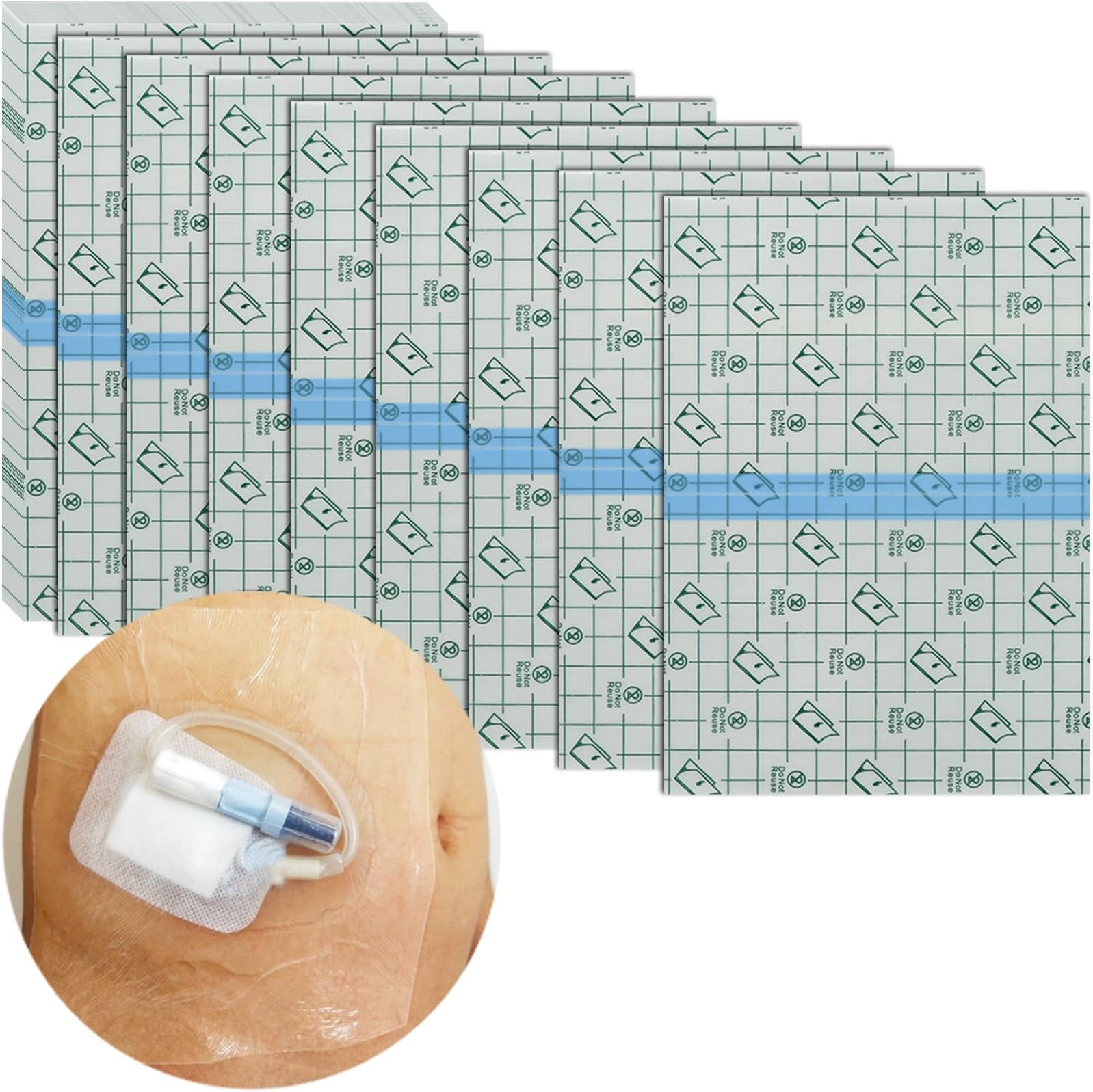Amazon.com: 10"x12" Peritoneal Dialysis Catheter Ostomy Shower Cover ...