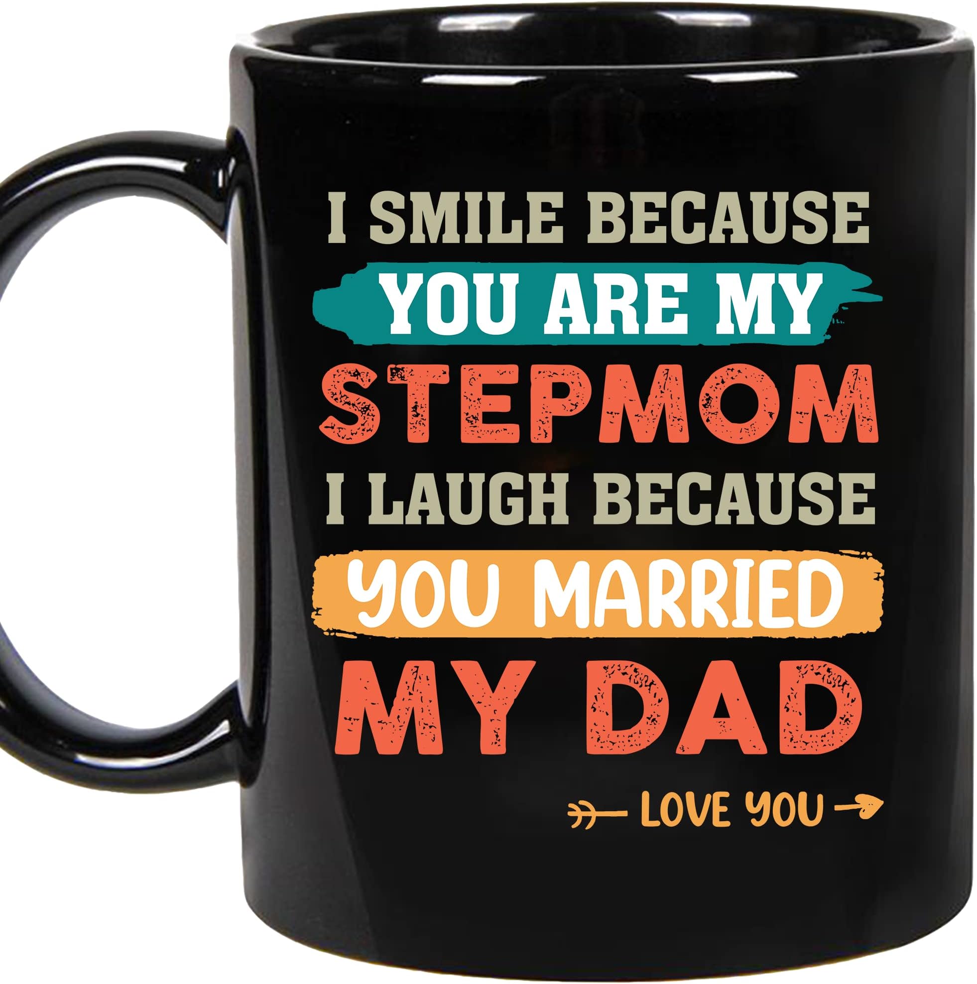 Amazon.com: Maustic Stepmom Mothers Day Gifts, I Smile Because You are ...