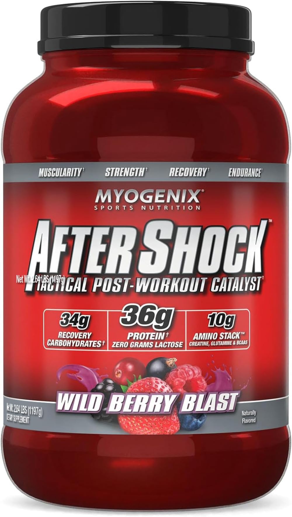 Amazon.com: MYOGENIX Aftershock Post Workout, Muscle Growth Whey ...