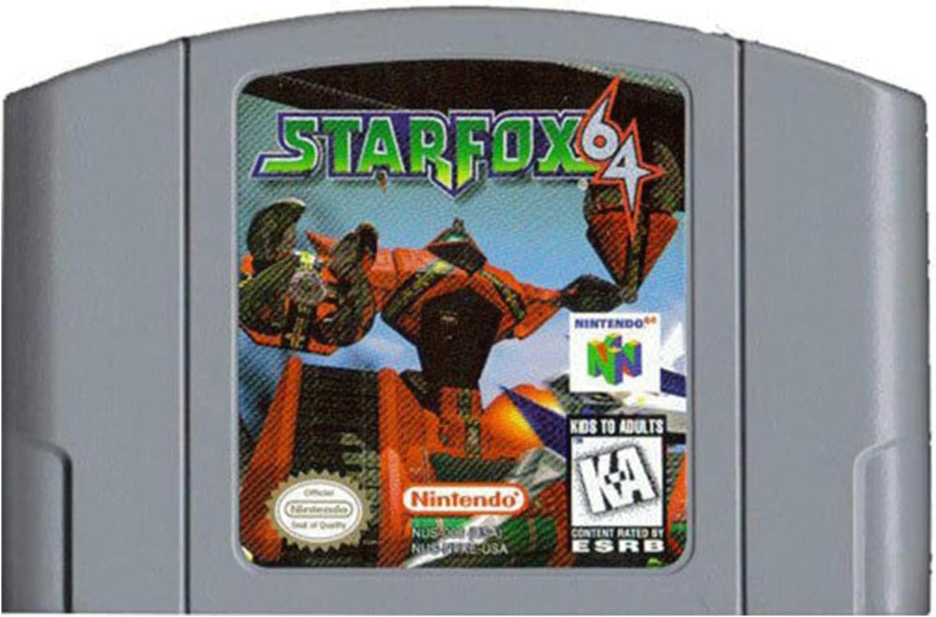 Star Fox 64 Video Game Cartridge US Version for Nintendo N64: Nintendo ...