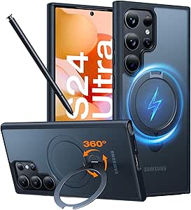 Amazon.com: TORRAS Ostand Spin - Soporte magnético giratorio de 360° para Samsung Galaxy S24 ...
