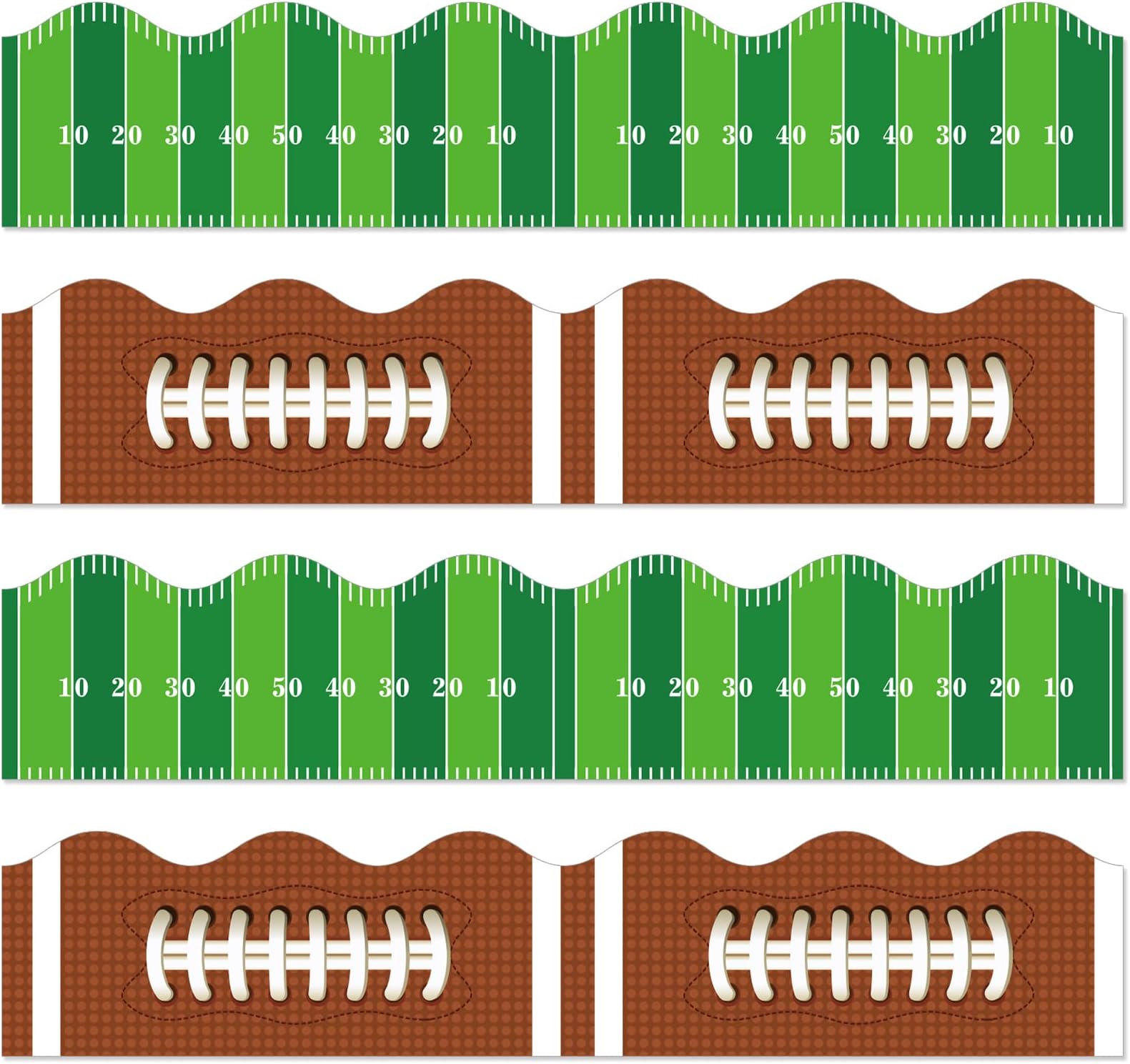 Amazon.com : 67.9Ft Sport Bulletin Board Borders Football Bulletin ...