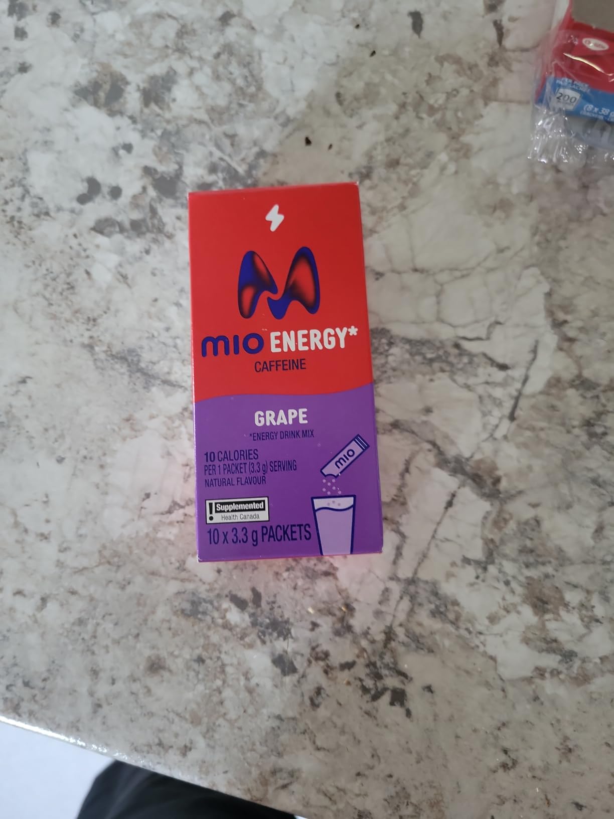 mio Energy Grape Energy Drink Mix, 3.3 g Packets, 10 ct Box : Amazon.ca ...