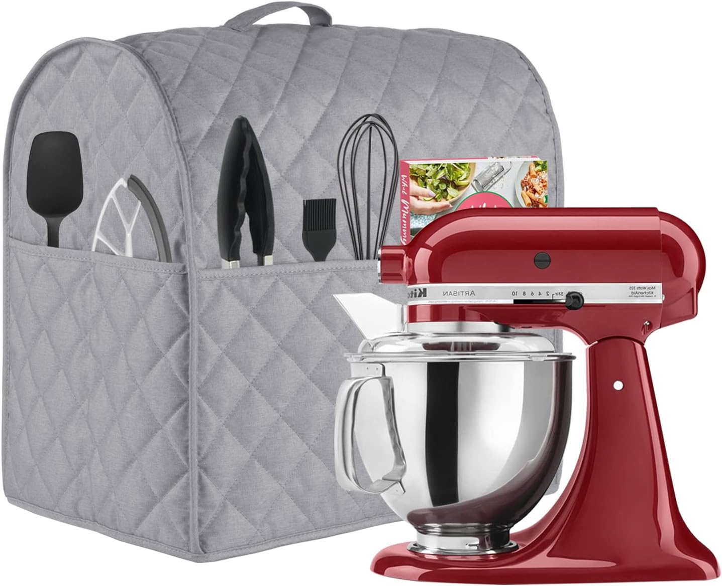 Amazon.com: Stand Mixer Cover compatible with Kitchenaid Mixer, Fits ...