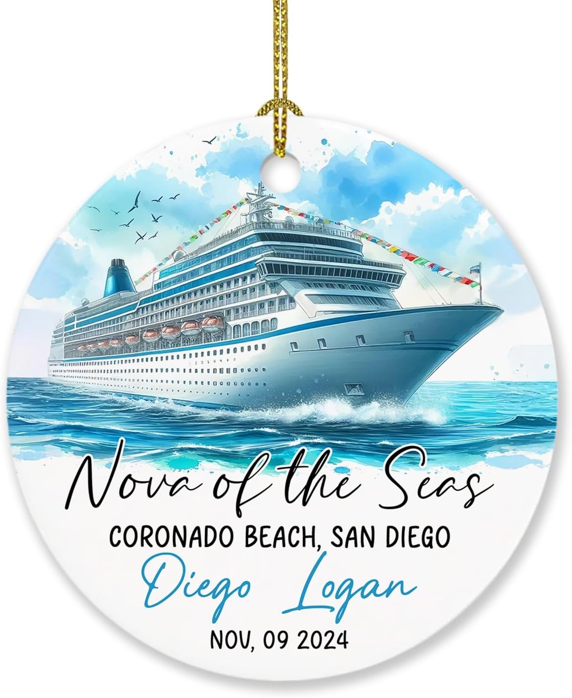 Amazon.com: Cruising Travel Keepsake Ornament Gift for Cruise Ship ...