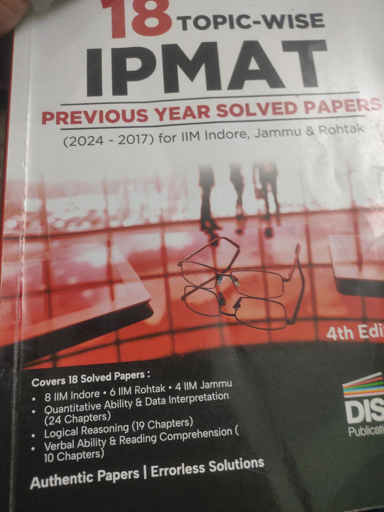 Buy Disha 18 Topic-wise IPMAT Previous Year Solved Papers (2024 - 2017 ...