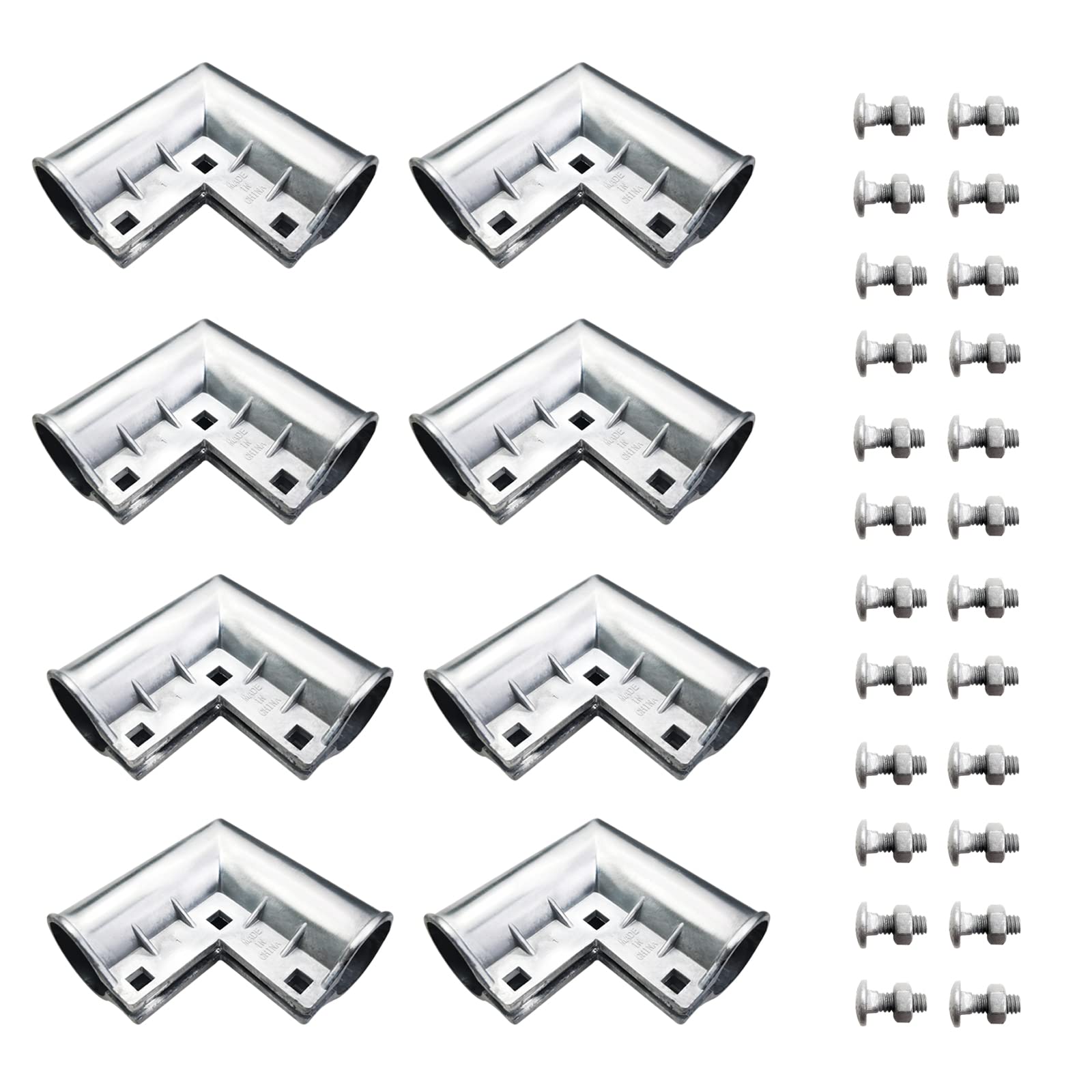 Snapklik.com : Aluminum Chain Link Fence Gate Corner, Gate Elbow For 1 ...