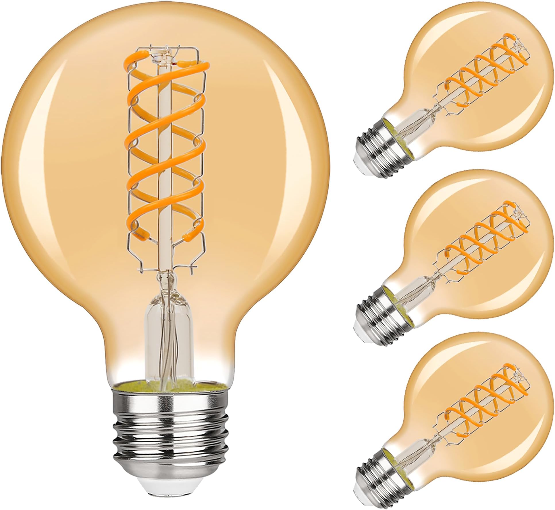 GE Lighting Vintage Style LED Light Bulb, 3 Watts (25 Watt Equivalent ...