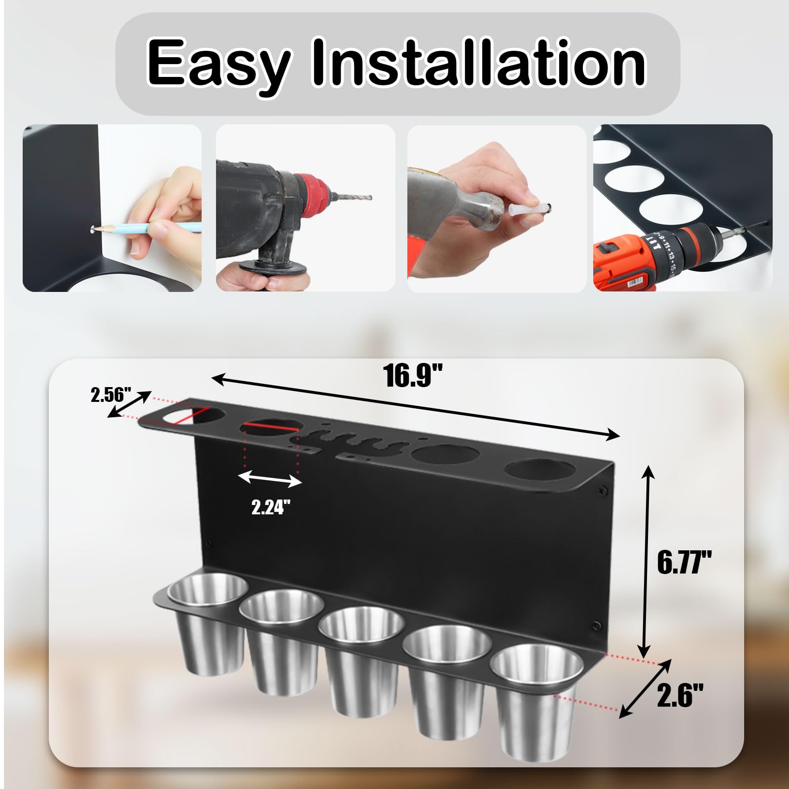 Grease Gun Holder Wall Mount Wall Mount Grease Gun Holder With Drip ...