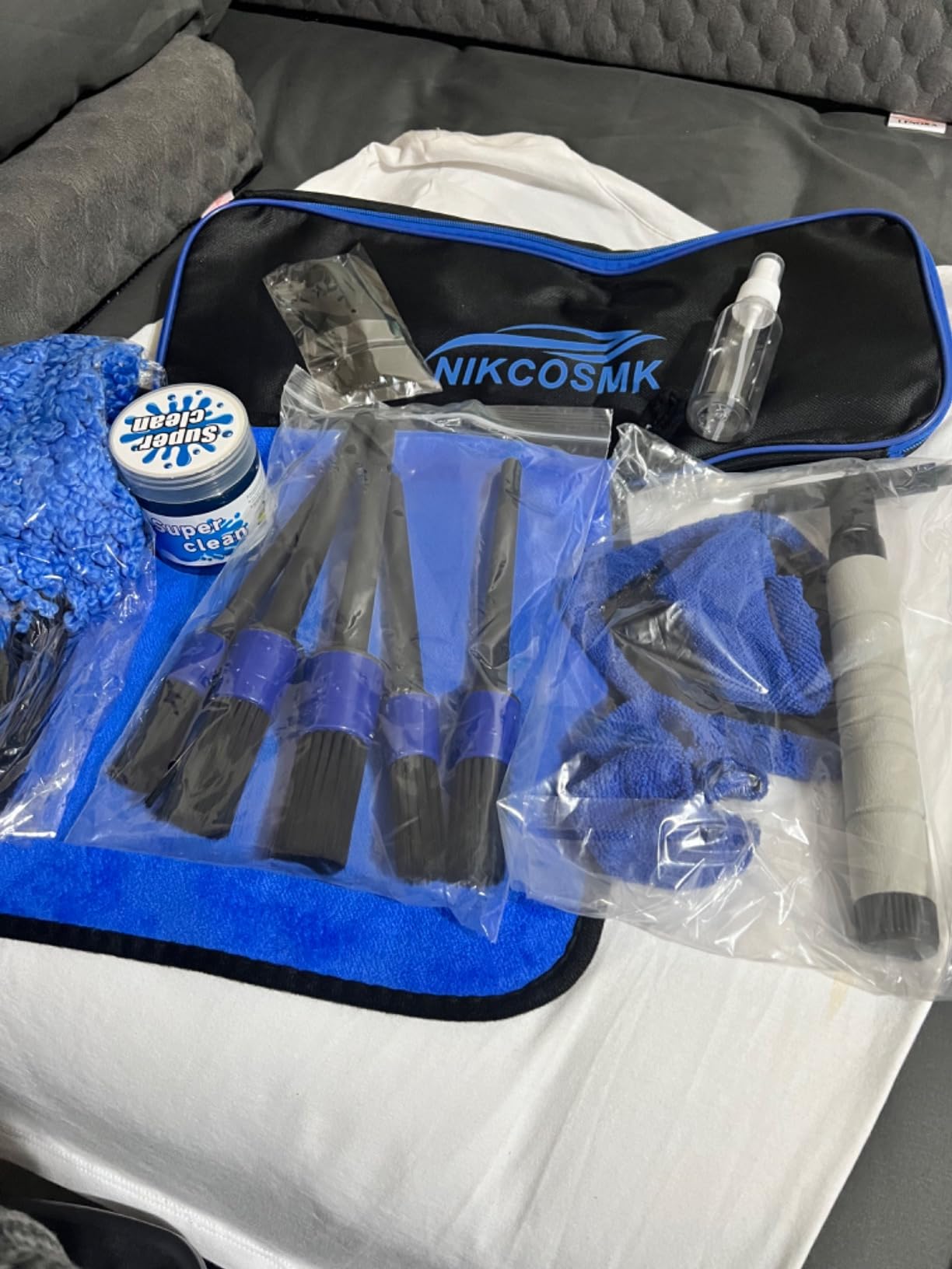 Amazon.com: 15Pcs Car Interior Detailing Kit, Car Cleaning Kit Interior ...