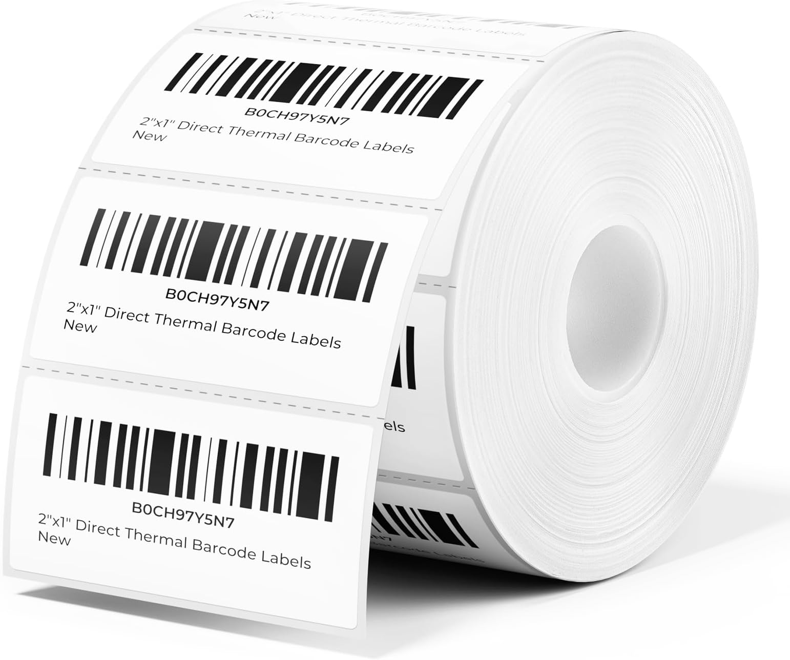Amazon.com : 2 Inch Circle Thermal Sticker Labels+3x2 Inch White ...