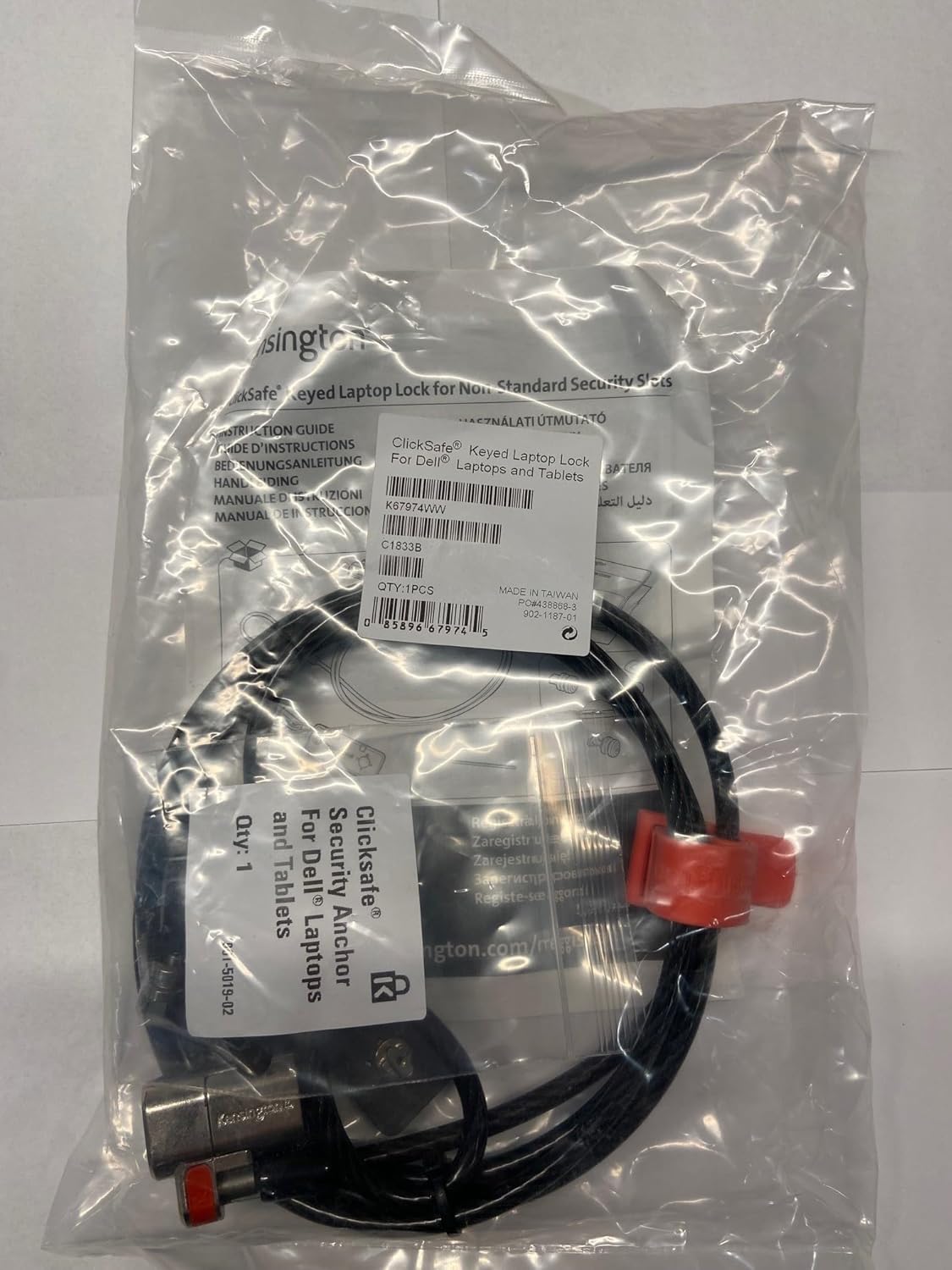 Amazon.com: New ($15.30 ea.) Kensington ClickSafe Keyed Laptop Lock for ...