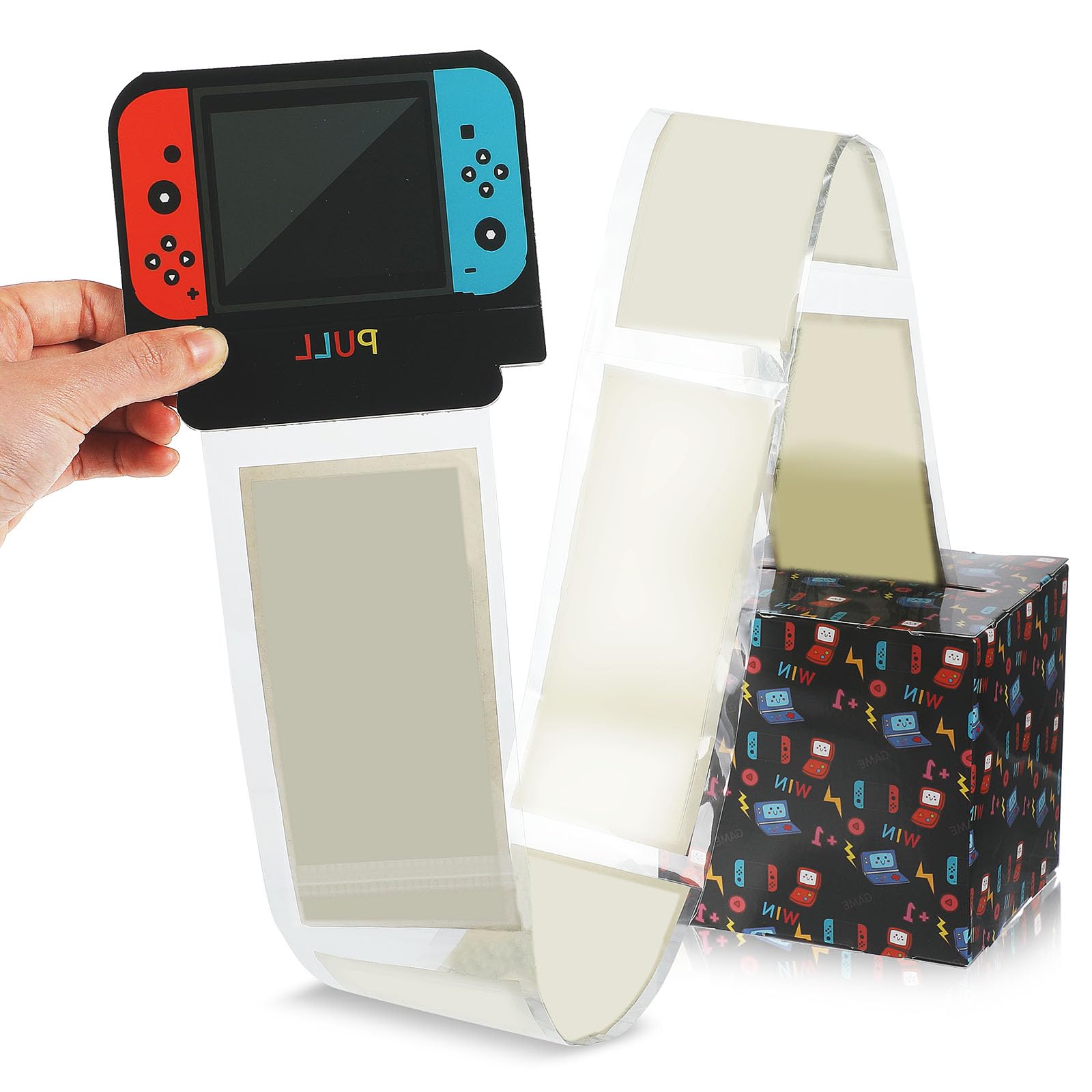 Amazon.com: Birthday Money Box for Cash Gift, Pull Video Game Theme ...