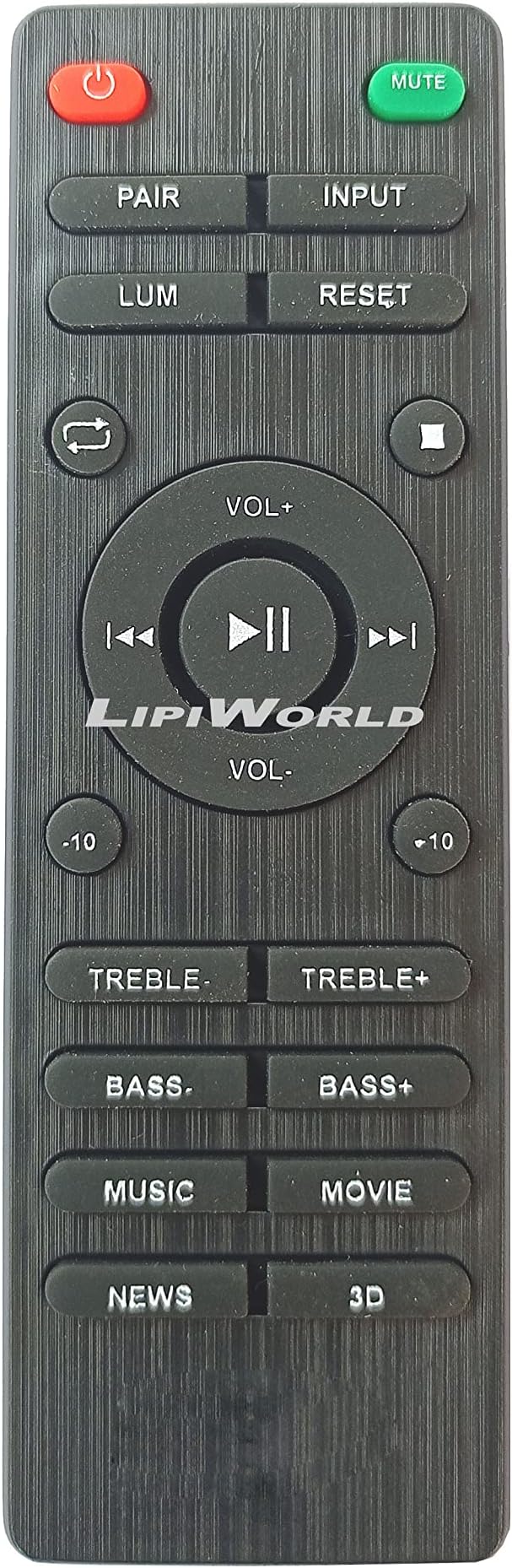 Buy LipiWorld® Soundbar System Home Theater Remote Control Compatible ...