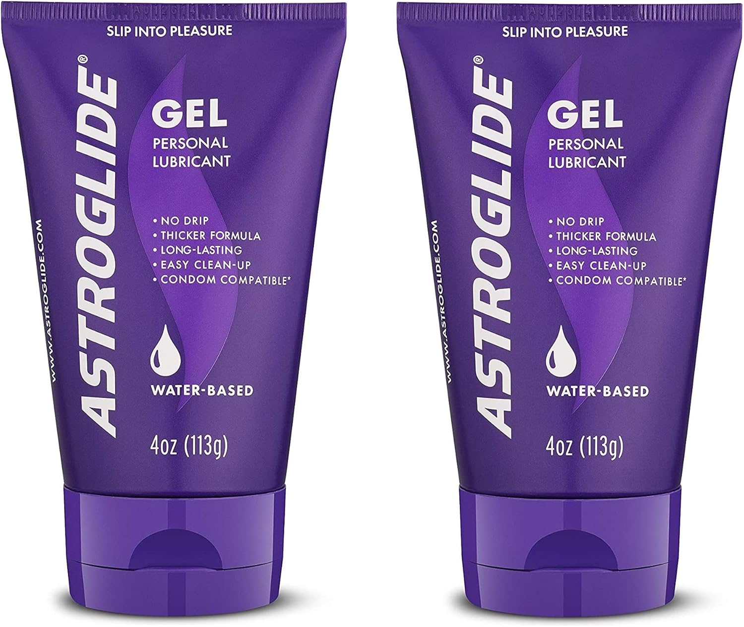 Amazon.com: Astroglide Gel, Water Based Personal Lubricant, 4 Ounce ...