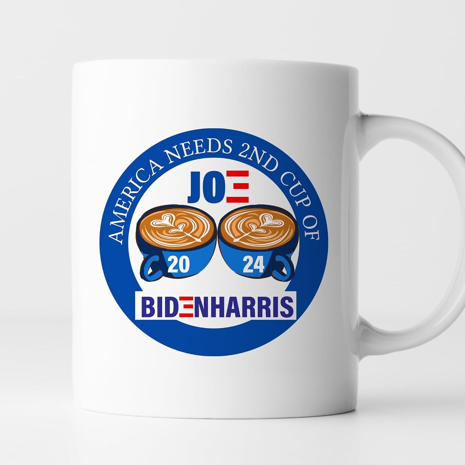 Amazon.com | TODOLIA -11Oz- America Needs 2nd Cup Of Joe 2024 Coffee ...