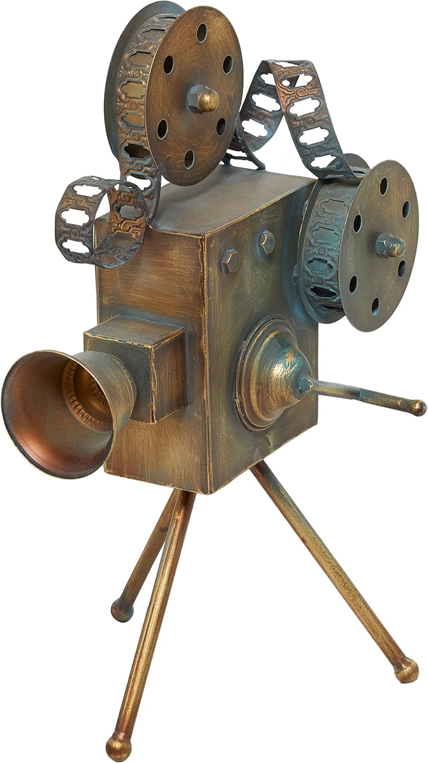 Amazon.com: The Novogratz Metal Film Decorative Camera Sculpture, 8" x ...
