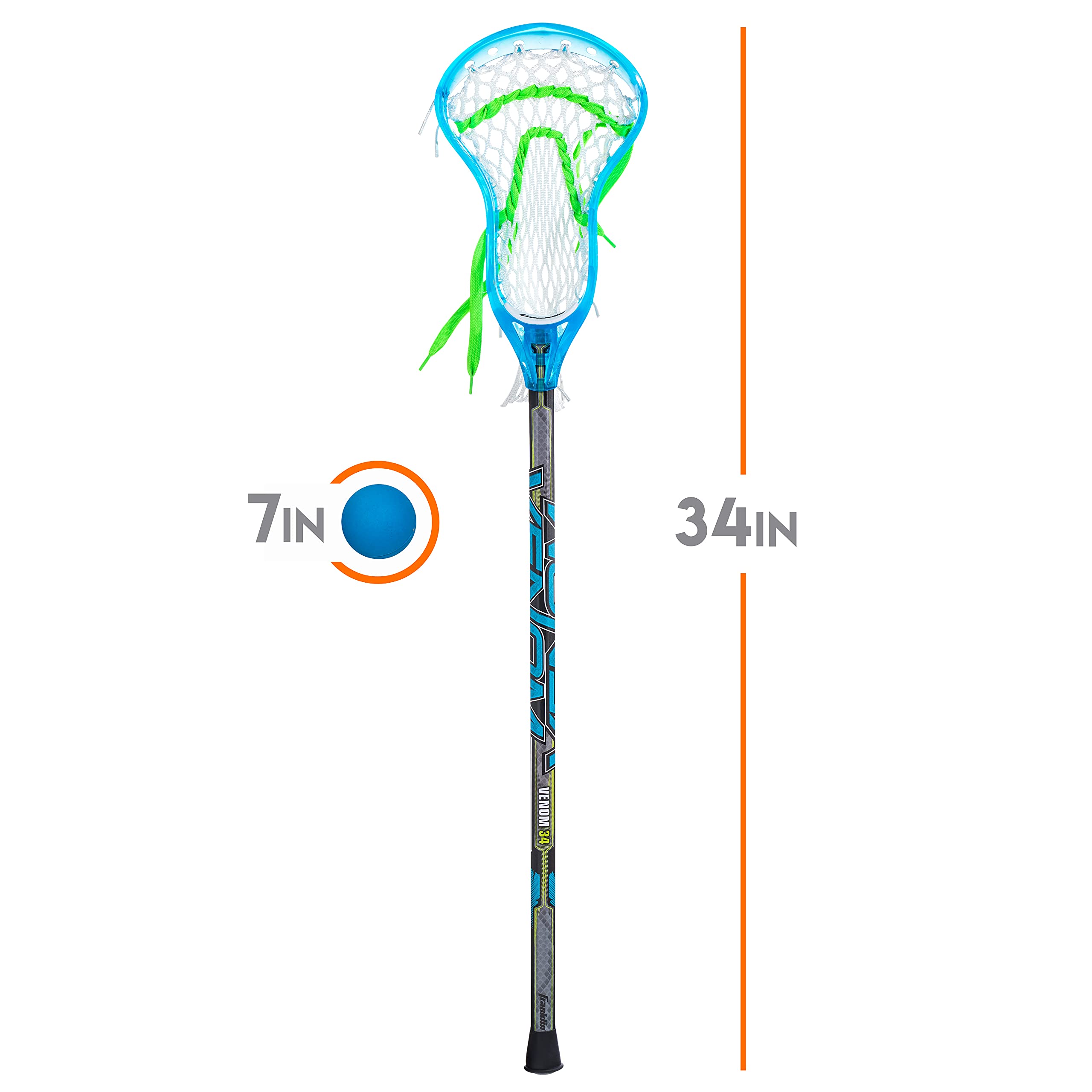Snapklik.com : Franklin Sports Kids Mini Lacrosse Stick + Ball Set ...
