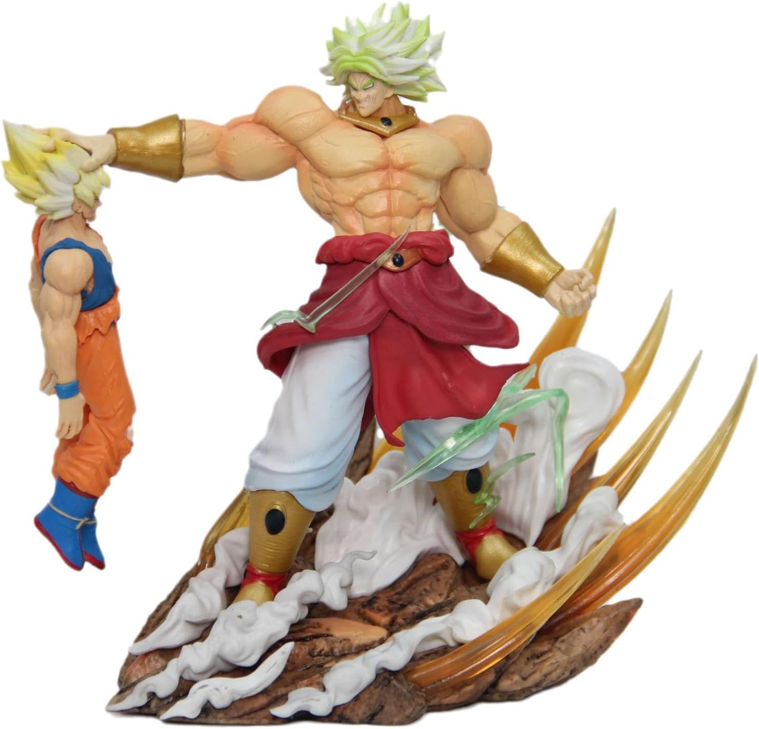 Muenmee Goku vs Broly Figure,Son Goku vs Broly Anime Statues Figurine ...