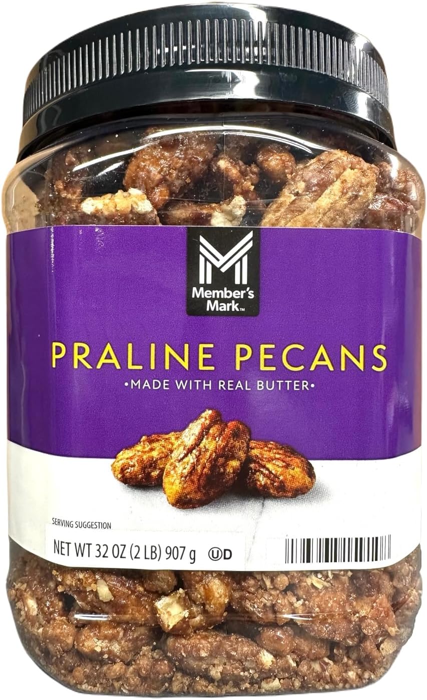 Amazon.com : (Pack of 1) Member's M Praline Pecans, Sweet Buttery ...